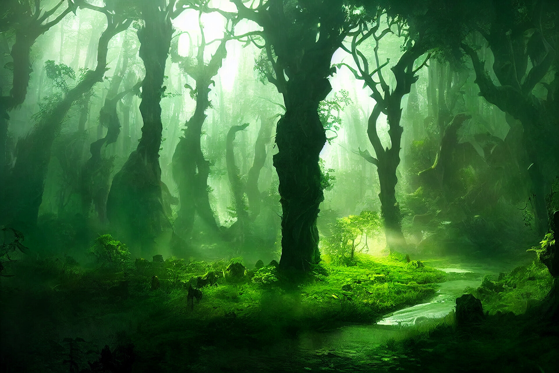 ArtStation - The Awakened Lands - Forest