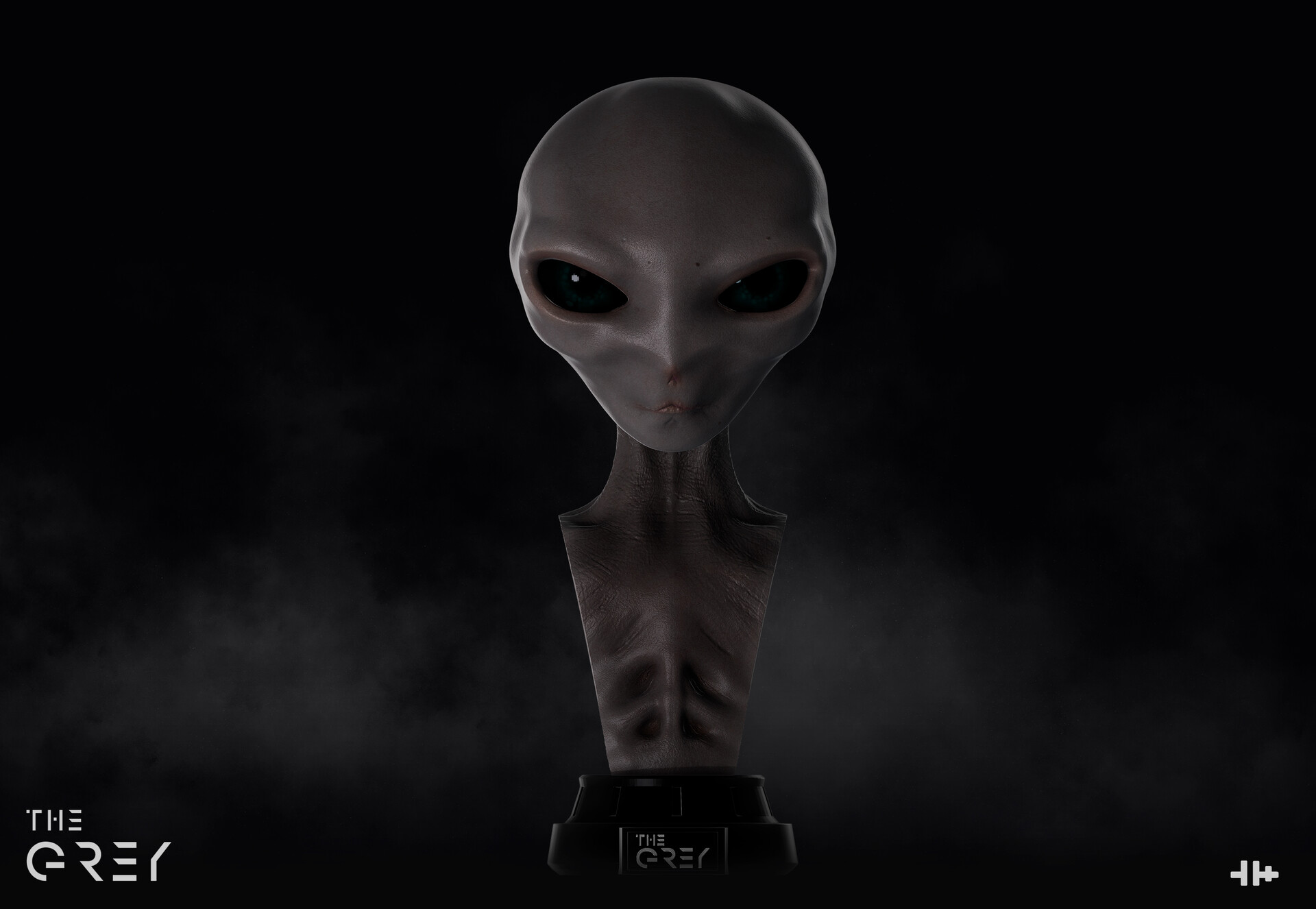 ArtStation - Grey Alien Statue