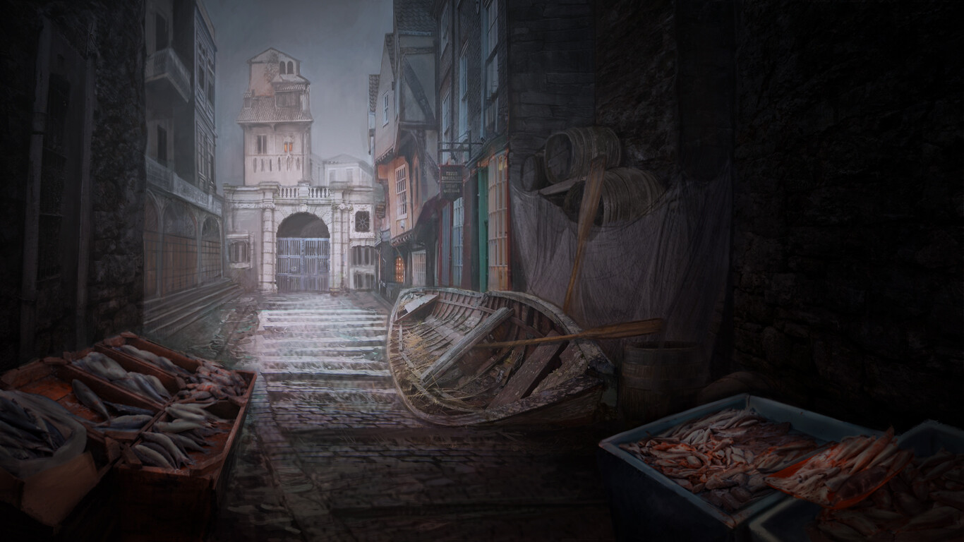 ArtStation - Foggy Town