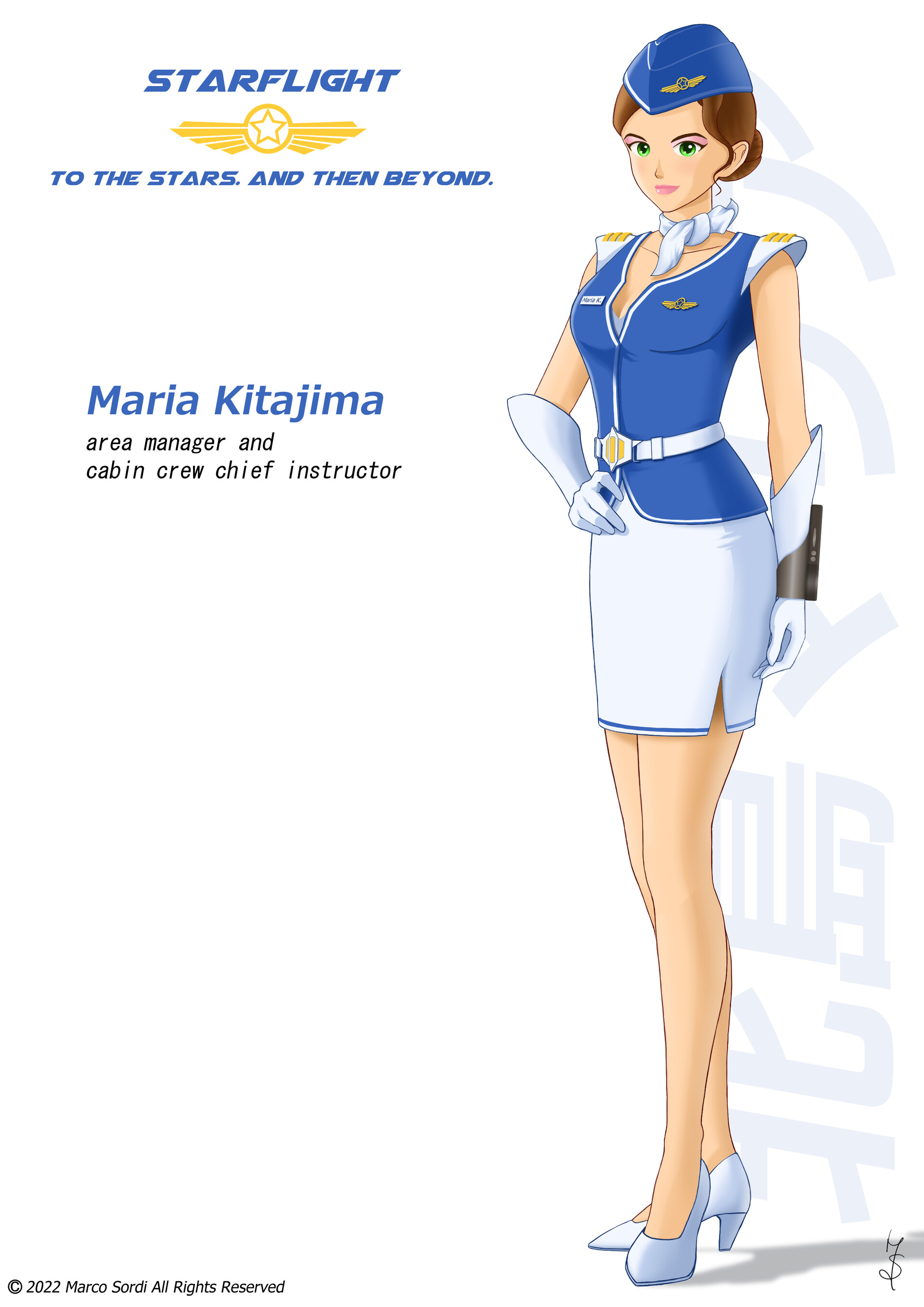ArtStation - Maria Kitajima (with 2D animated video)