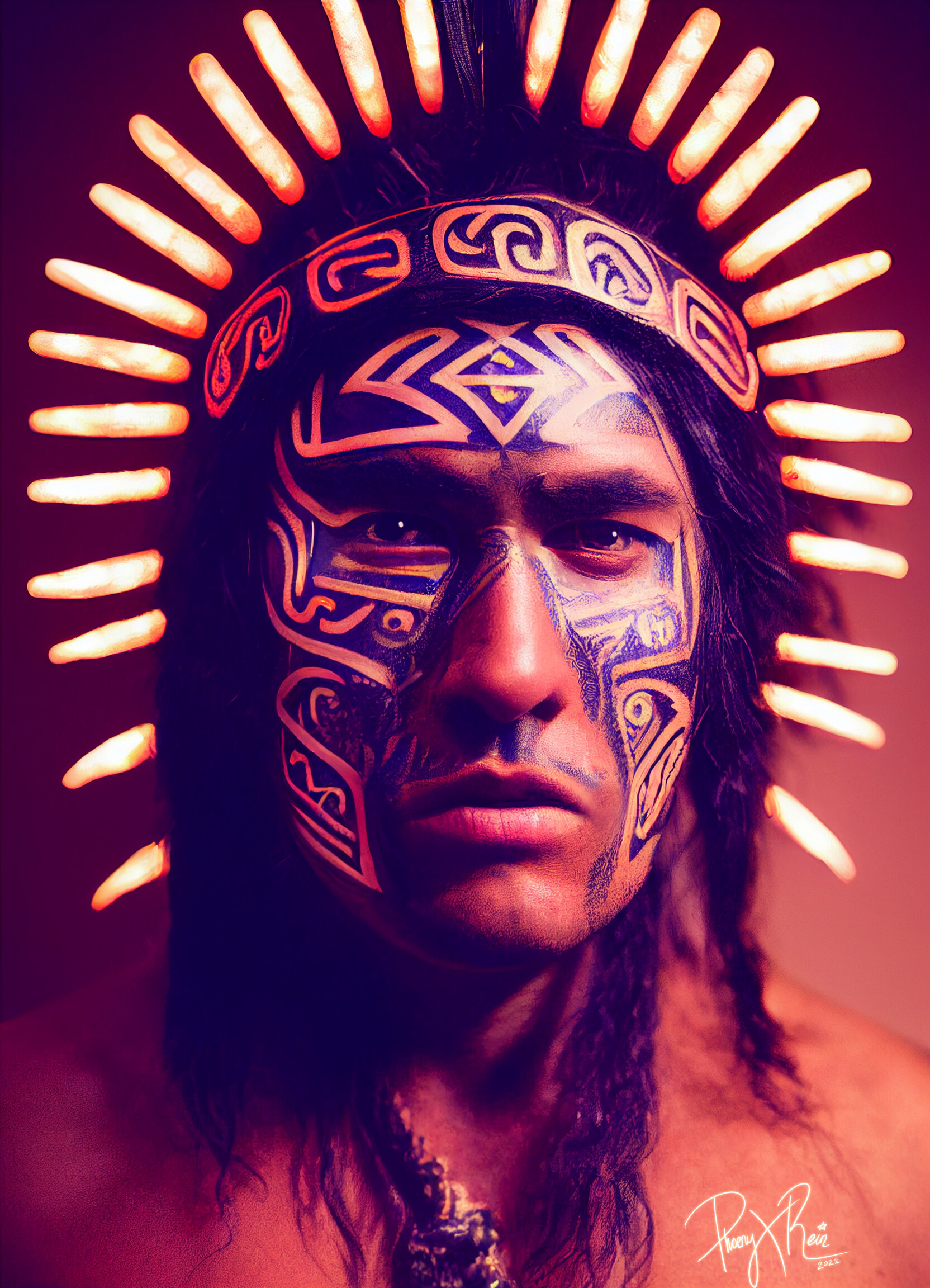 Phoenyx Rein - Neon Portraiture