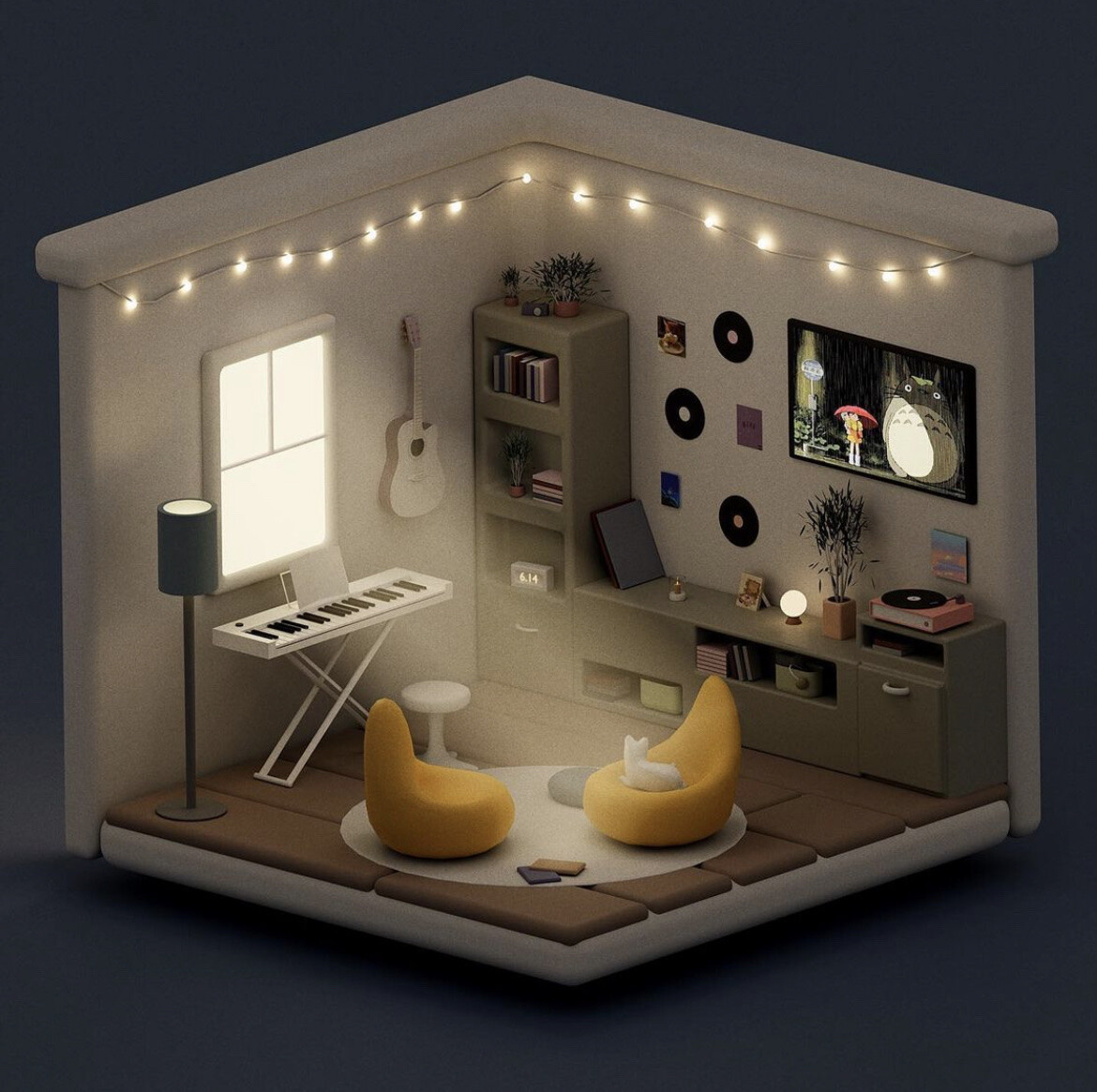 ArtStation - isometric room