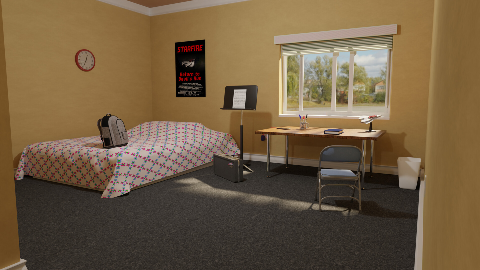 ArtStation - Bedroom Interior Render