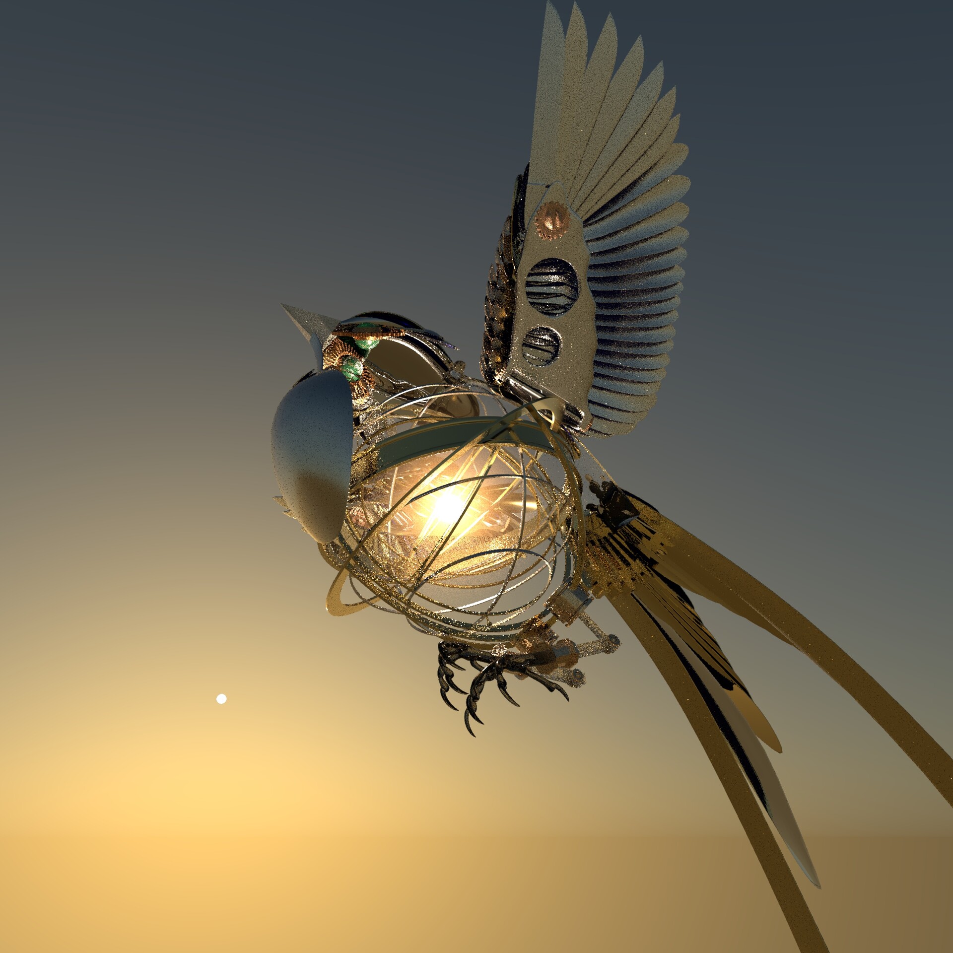 ArtStation - Compass bird