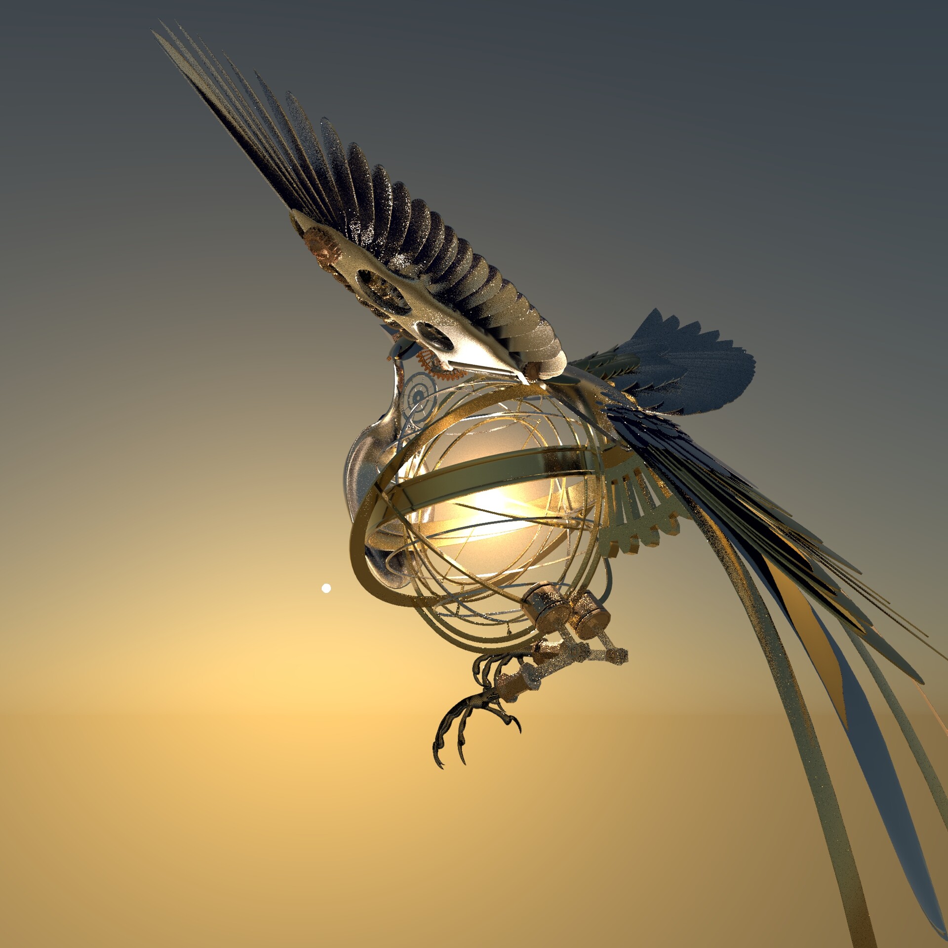 Mingyuan Liu - Compass bird