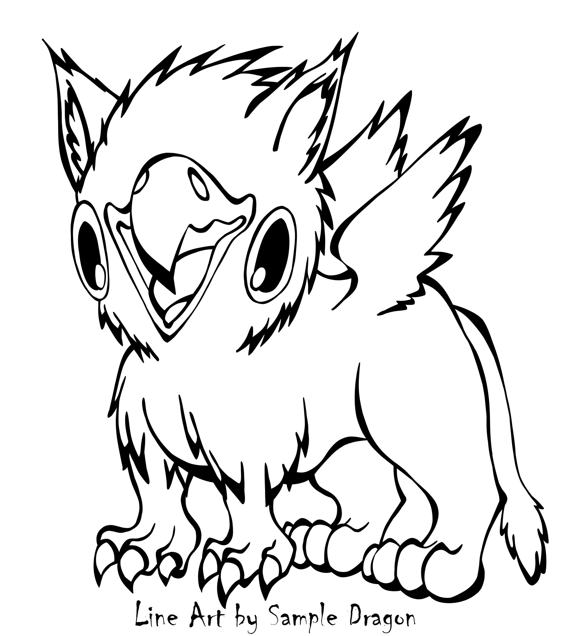 zigzagoon coloring page