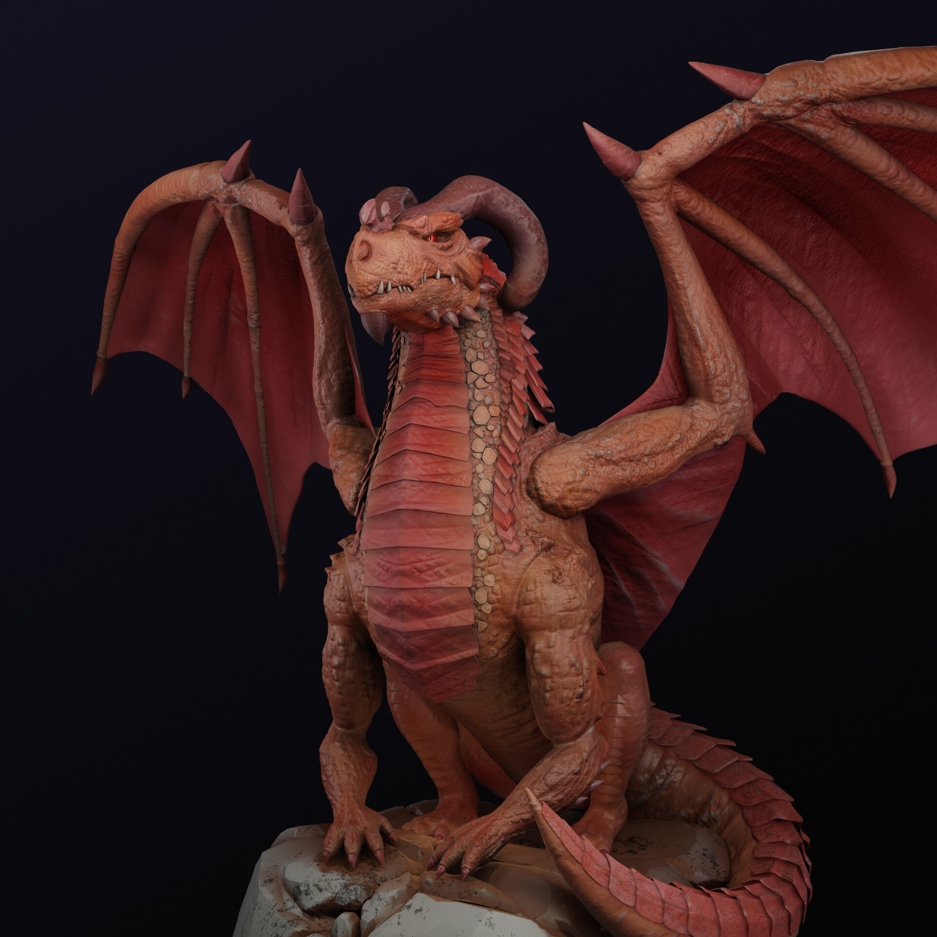 ArtStation - Sandstorm dragon Thrarion