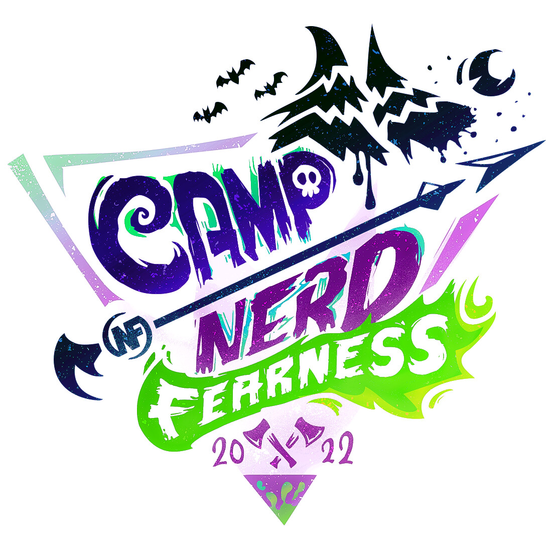 Leo Chillin' - Camp Nerd Fearness 2022 Logo - Nerd Fitness