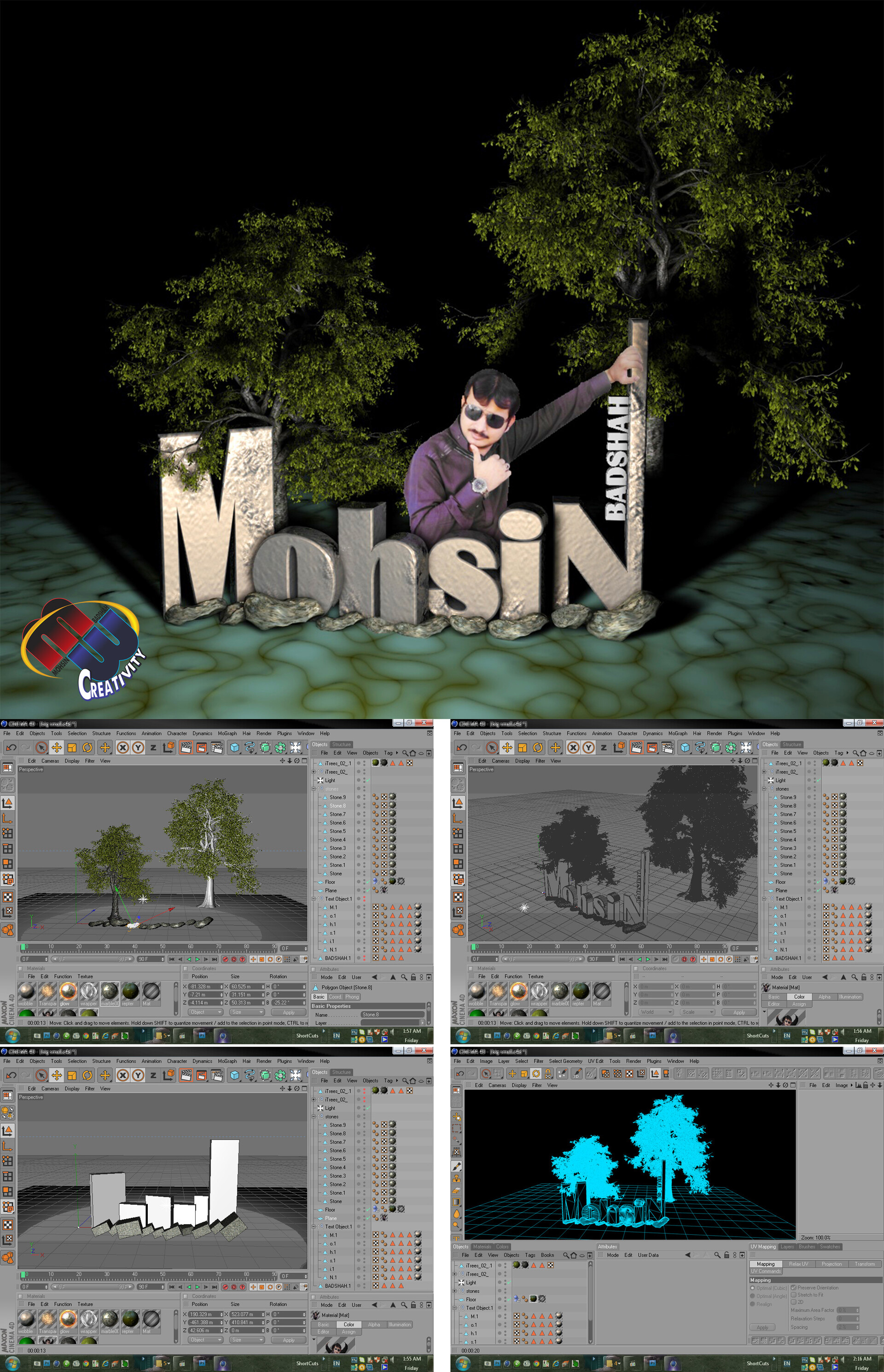 ArtStation - 3D Wallpaper Design for PC