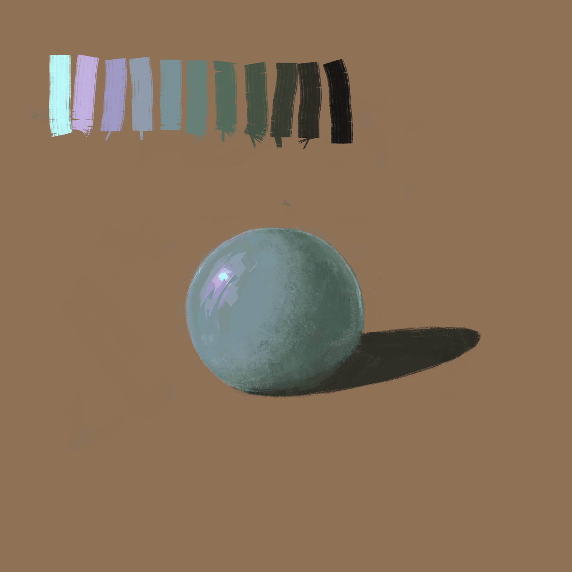 ArtStation - Shiny ball shading