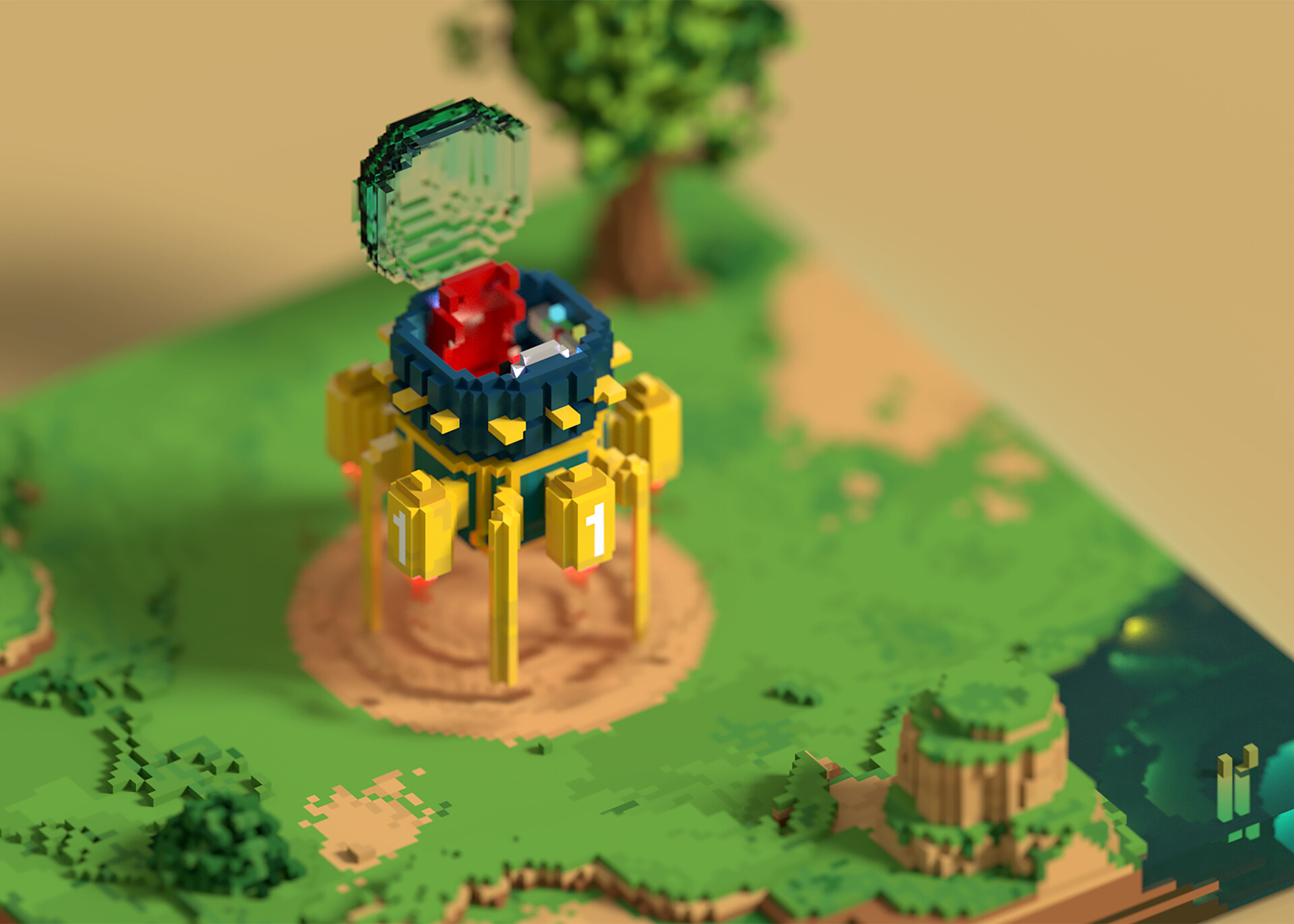 ArtStation - Future Trunks Time Machine