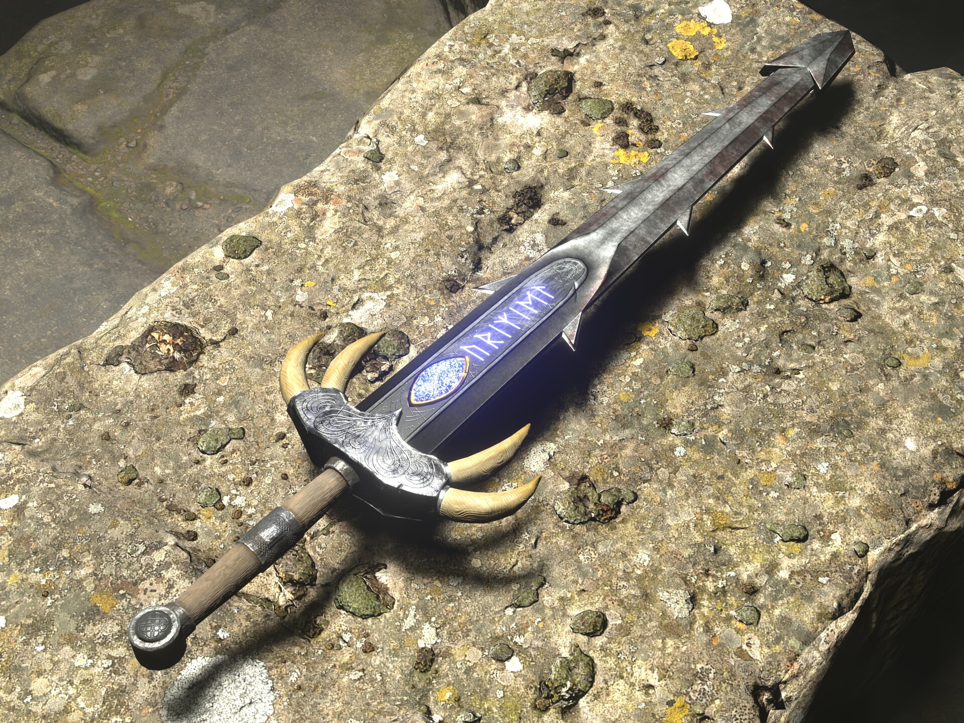 ArtStation - Game Ready Sword (Uriziel from Gothic)