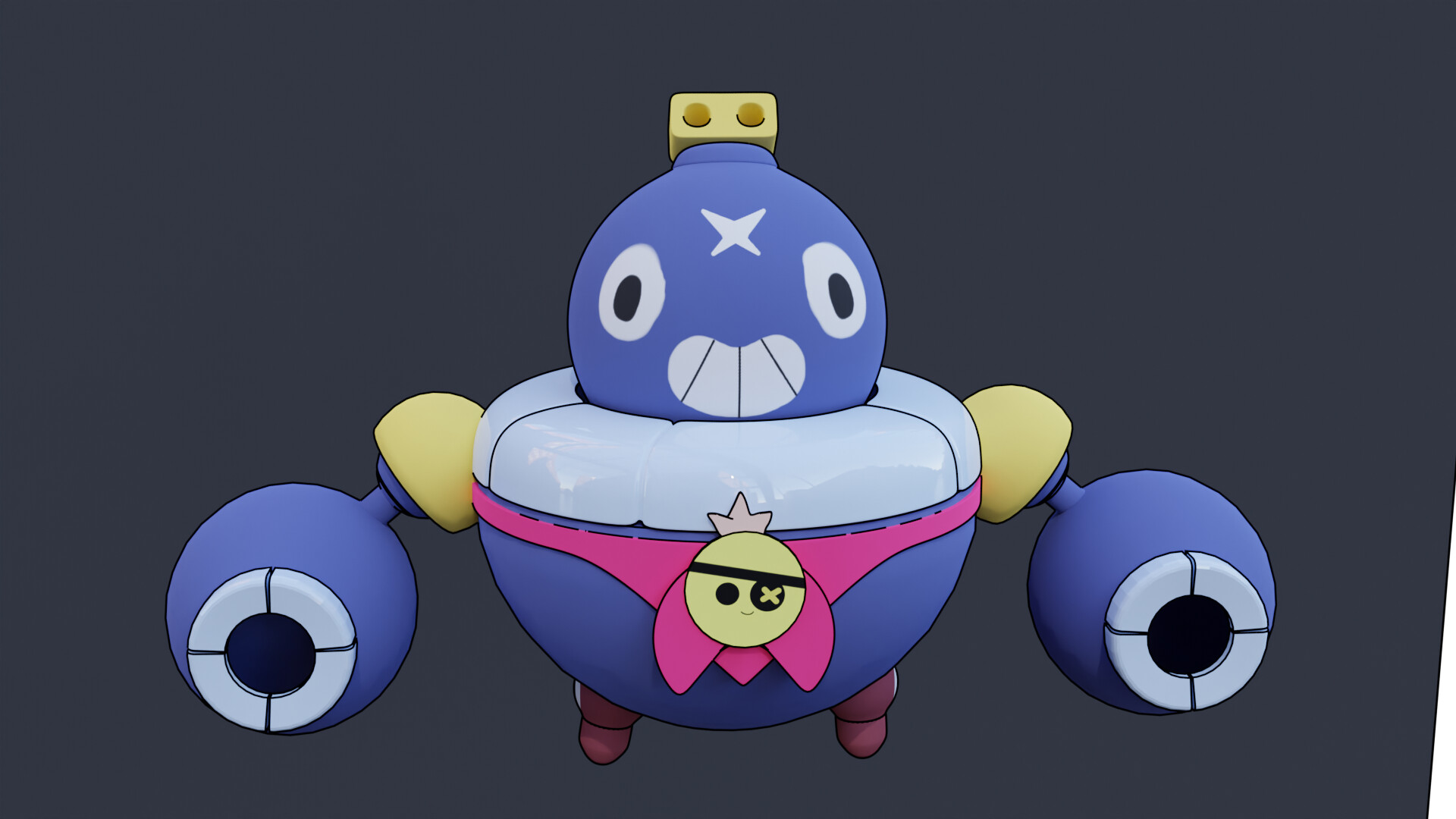 how to draw brawl stars tick