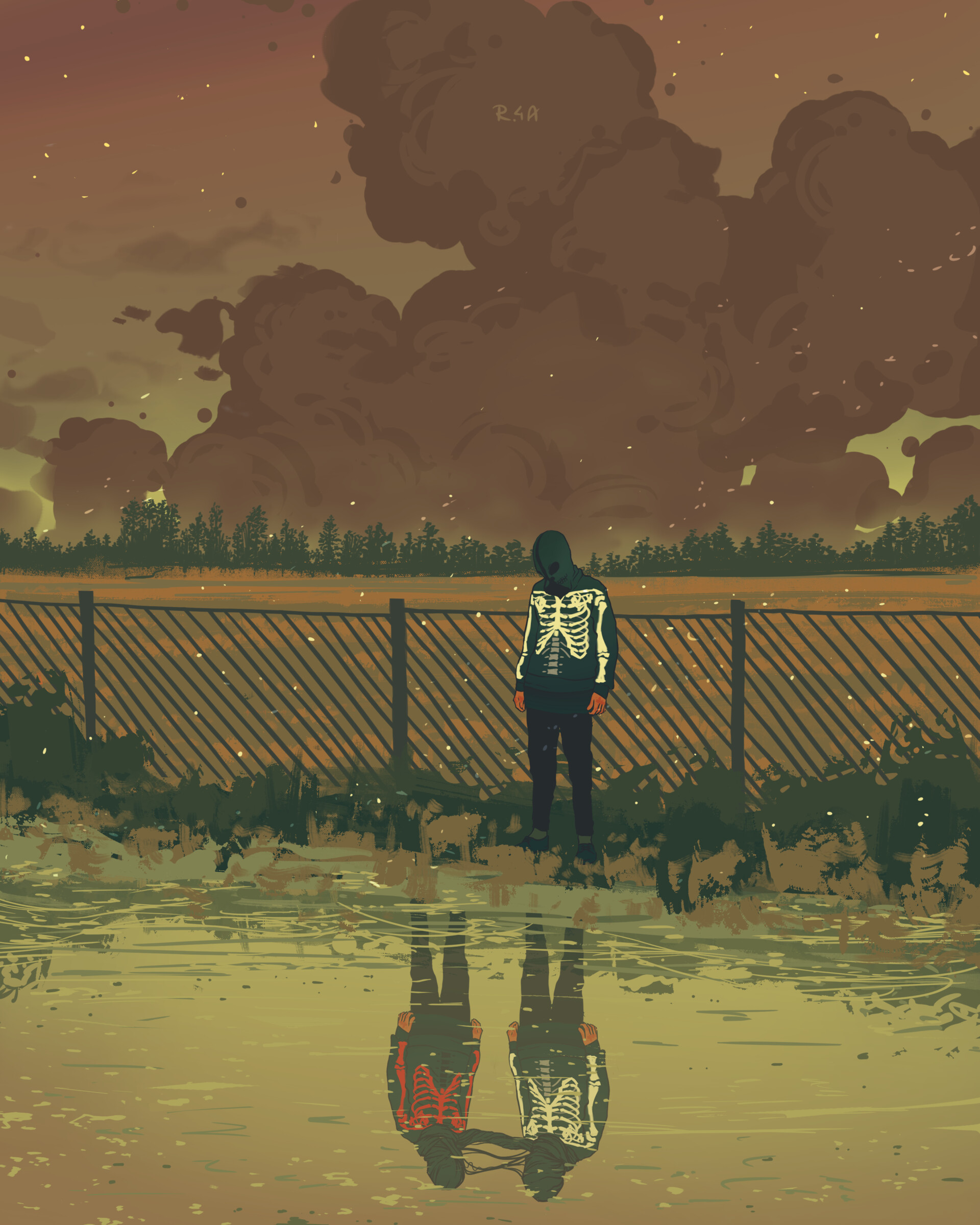 ArtStation - blurry face.