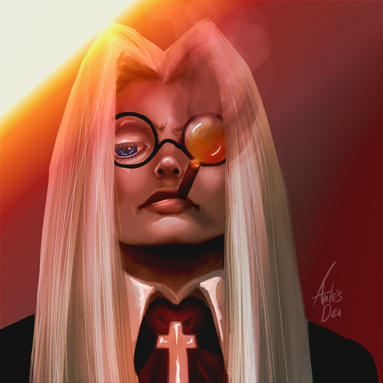 ANTO ALTER - Integra Hellsing redraw