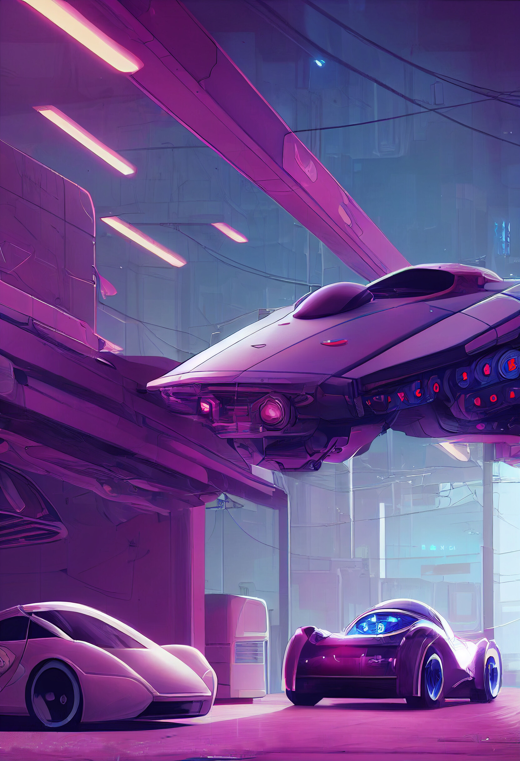 ArtStation - Cyber Garage