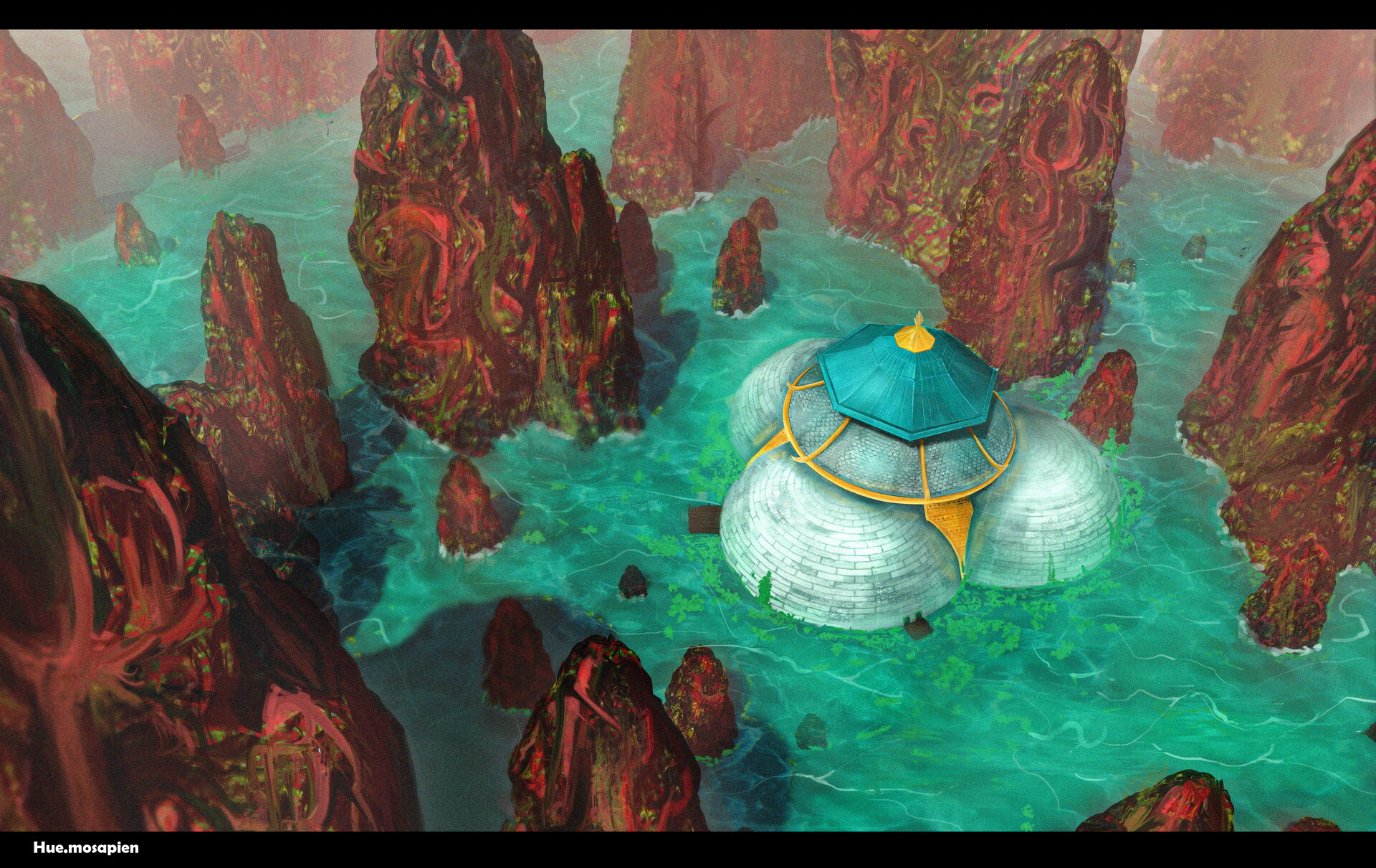 ArtStation - Sea temple