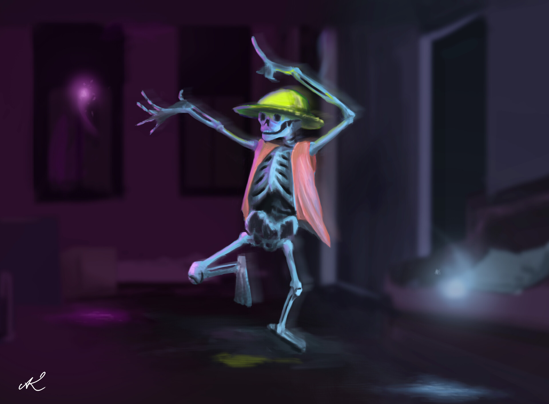 ArtStation - Dancing Ghost
