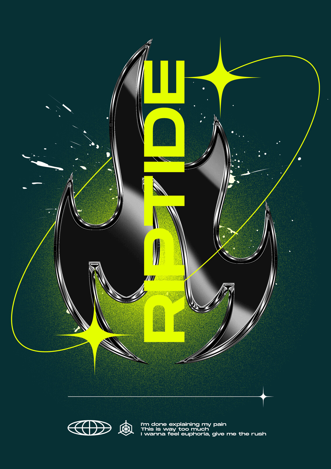 Noisy - Beartooth - Riptide Single Lyrics Fan Poster