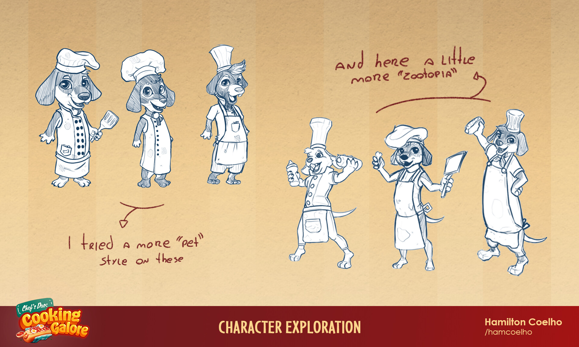 Hamilton Coelho - Character Design - Chef's Duo: Cooking Galore