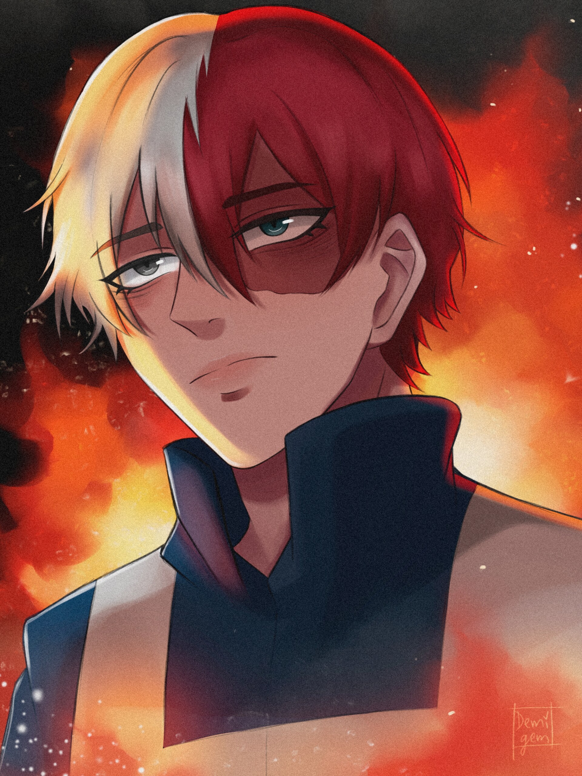 ArtStation - Todoroki - My Hero Academia
