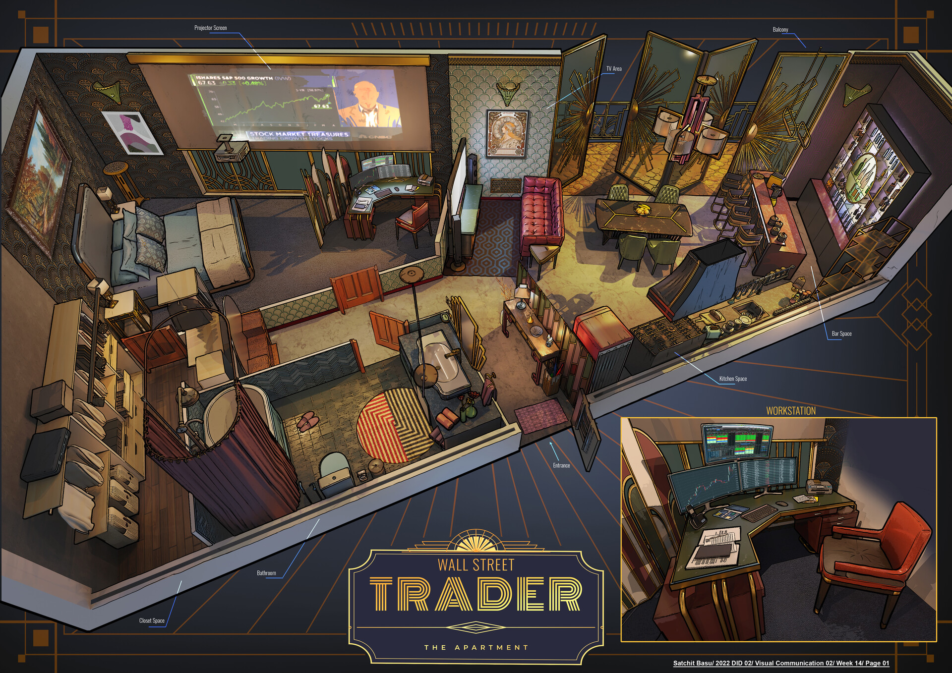 Satchit Basu - The Hunters - Hero & Villain Designs