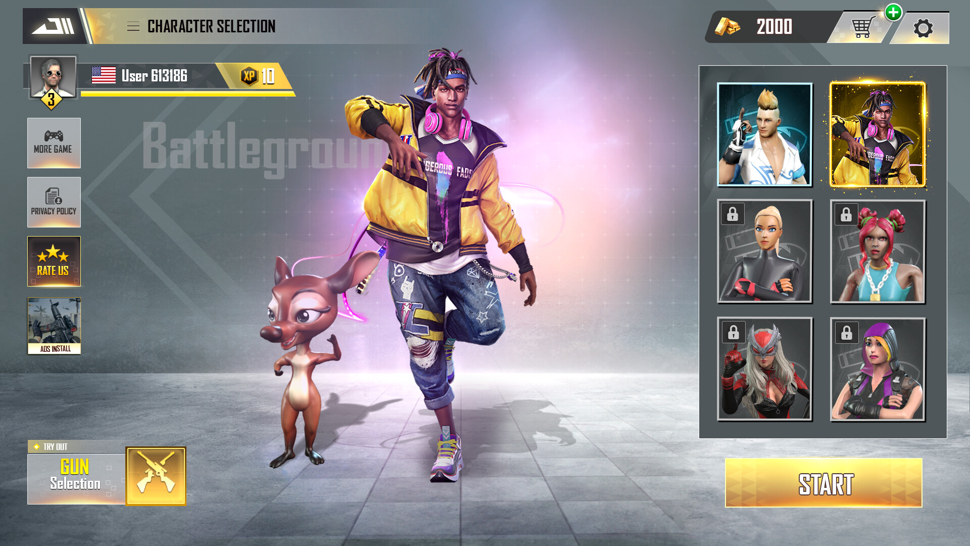 ArtStation - FPS shooting game ui