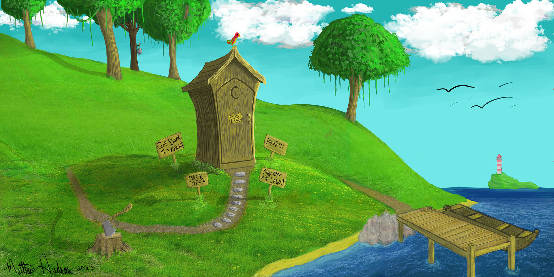 ArtStation - Outhouse (downscaled to 1080)