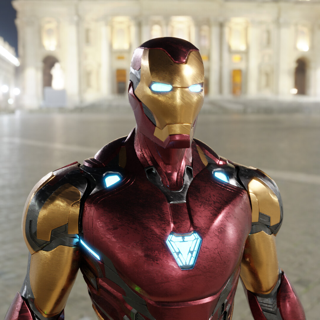 how to draw iron man in quantum suit