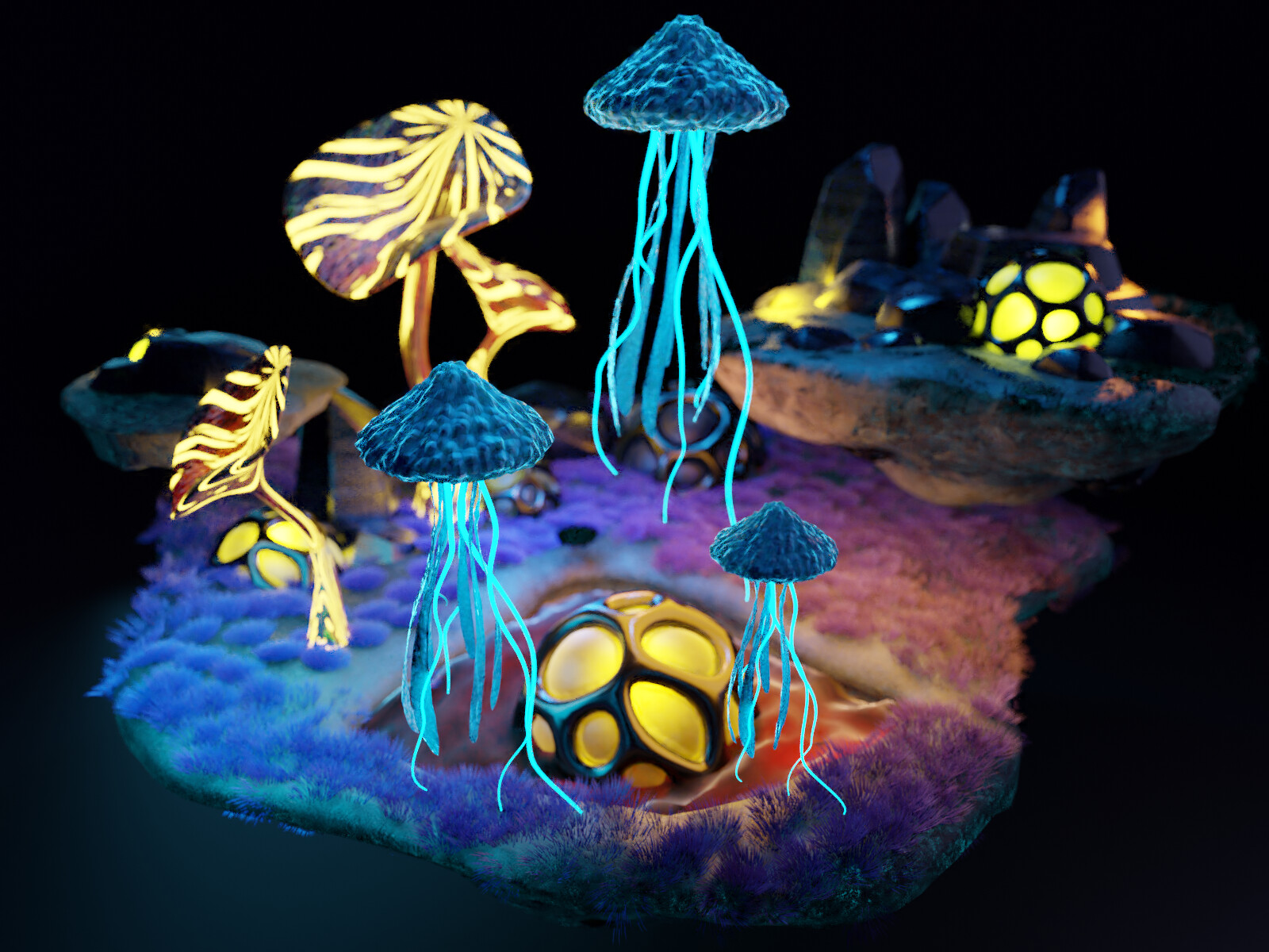 ArtStation - Alien Garden