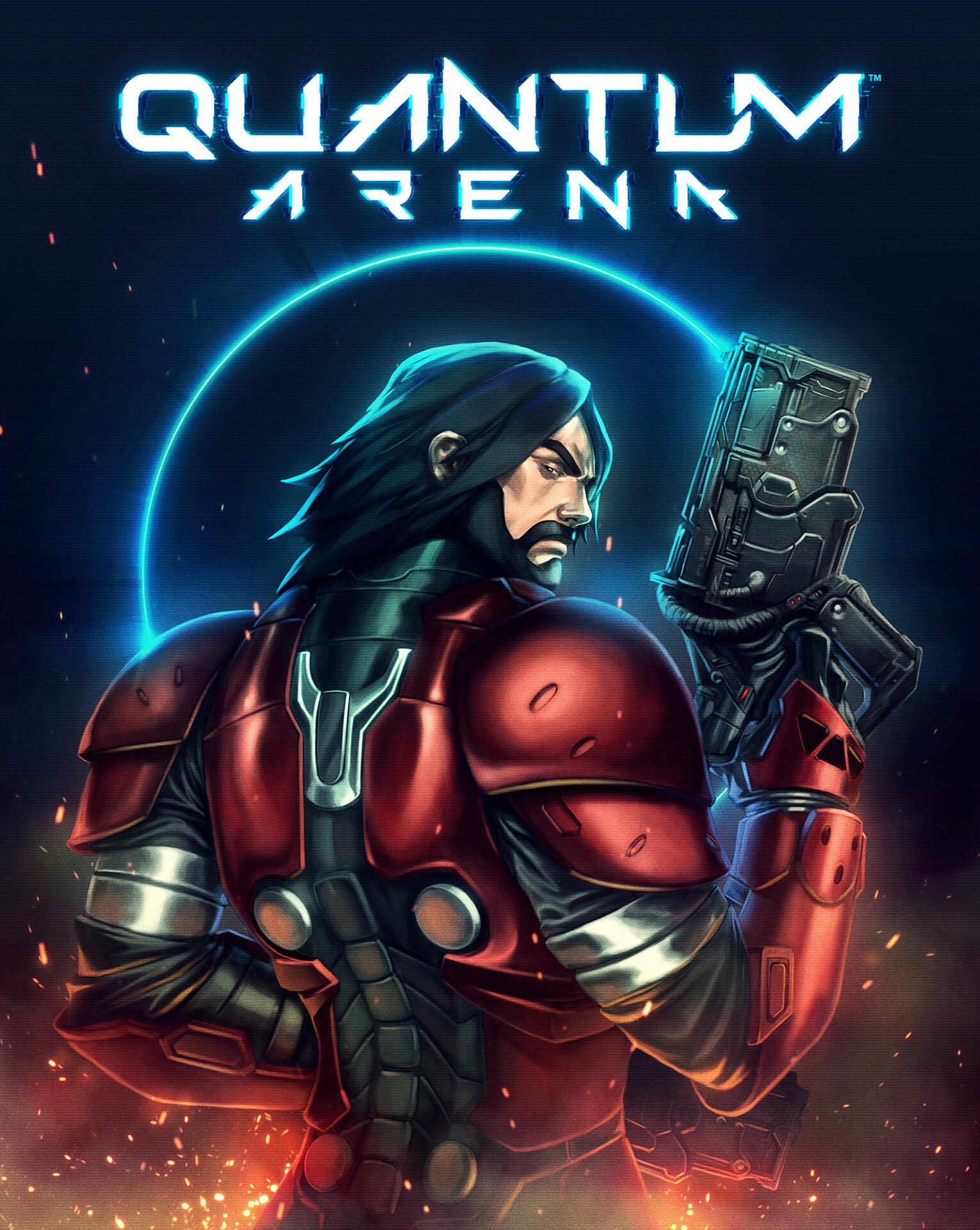 ArtStation - Quantum Arena Logo & Character concept