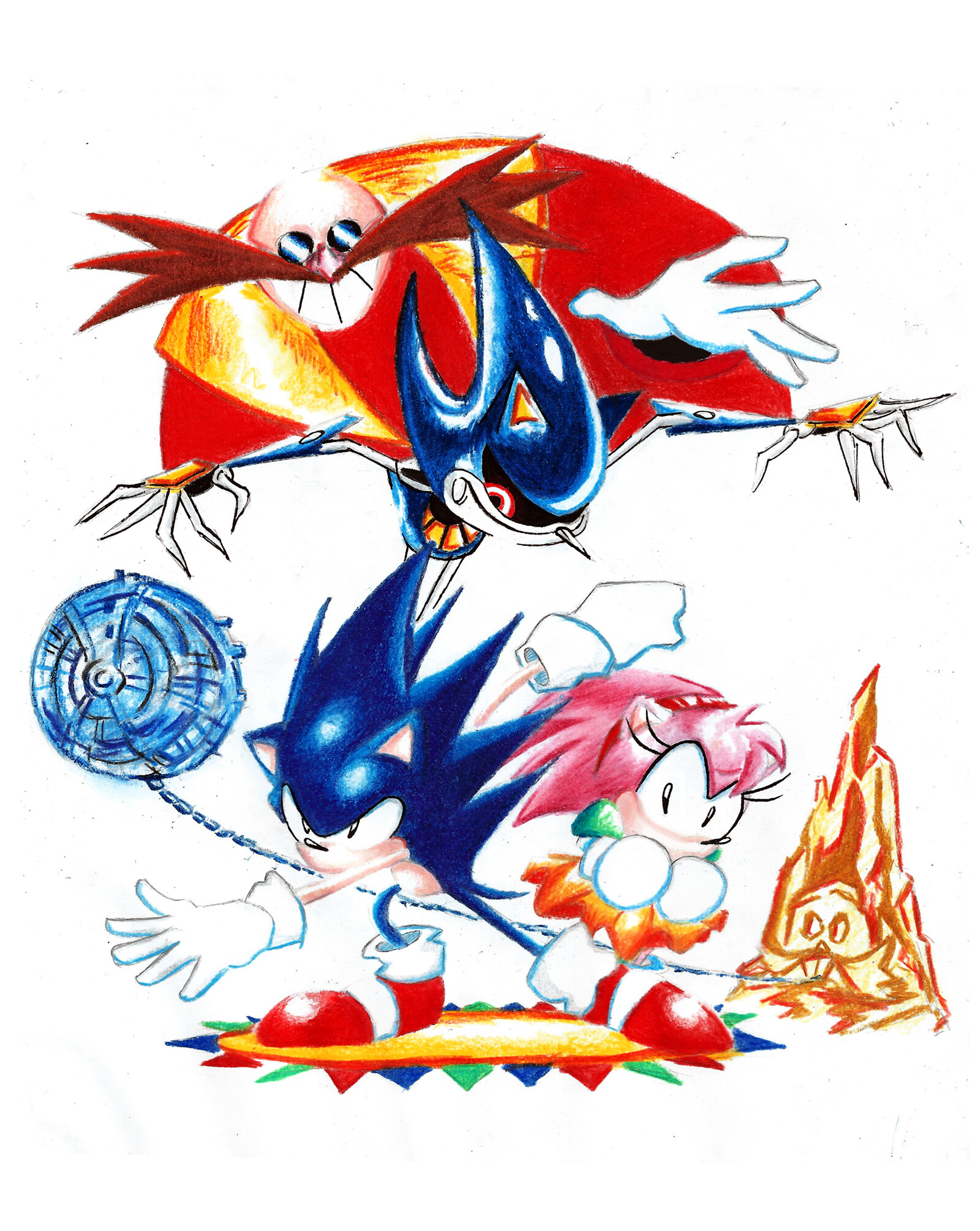 ArtStation - Sonic CD 29th Anniversary