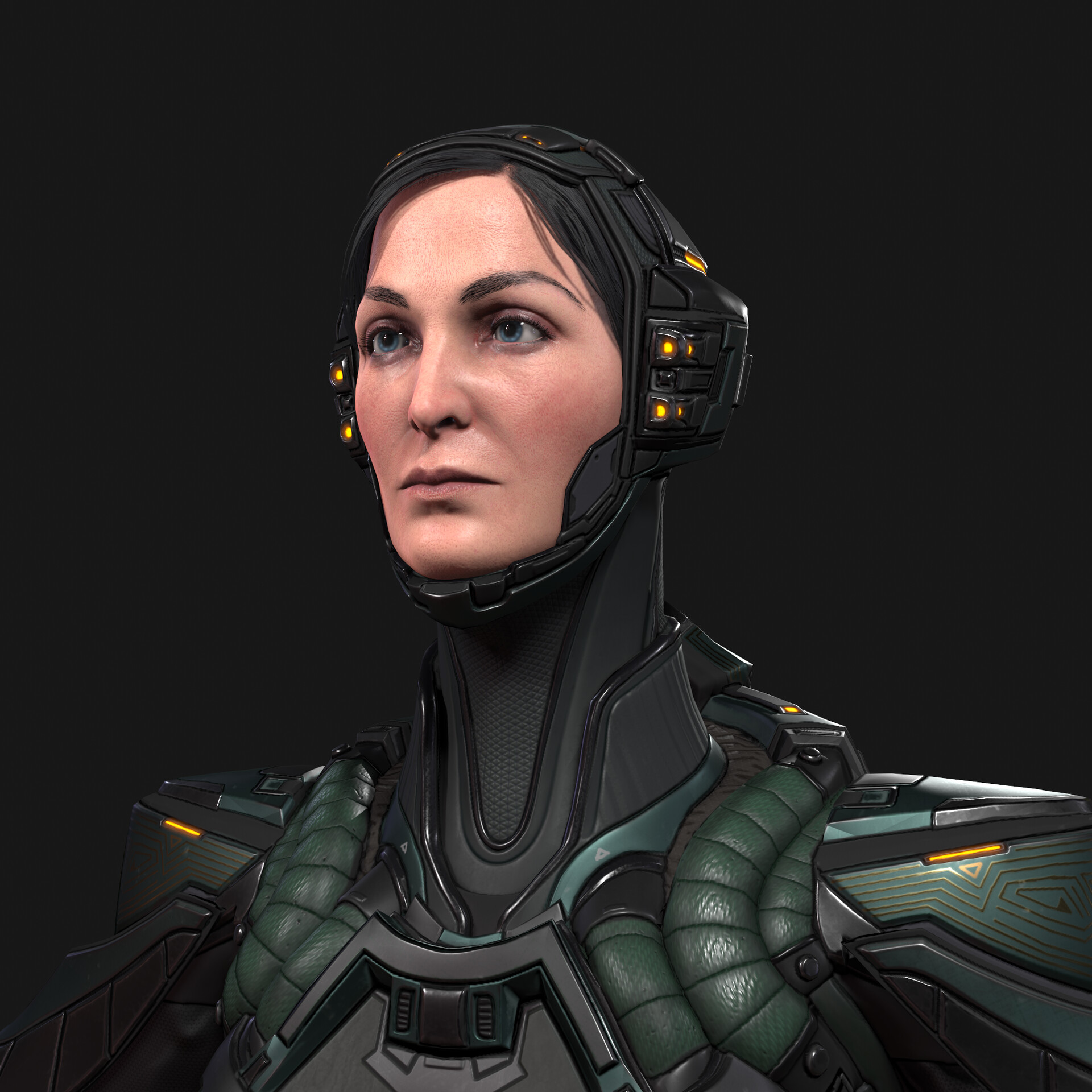 Andrey Melnikov - Spacetrooper Carrie Anne Moss