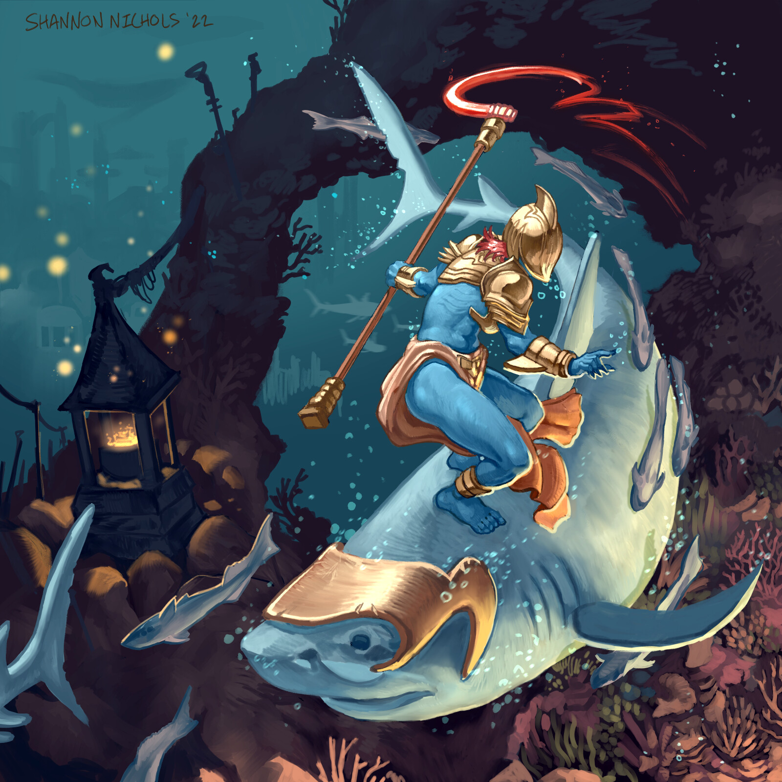 Shannon Nichols - Checkpoint (Shark Warrior Concept Piece)