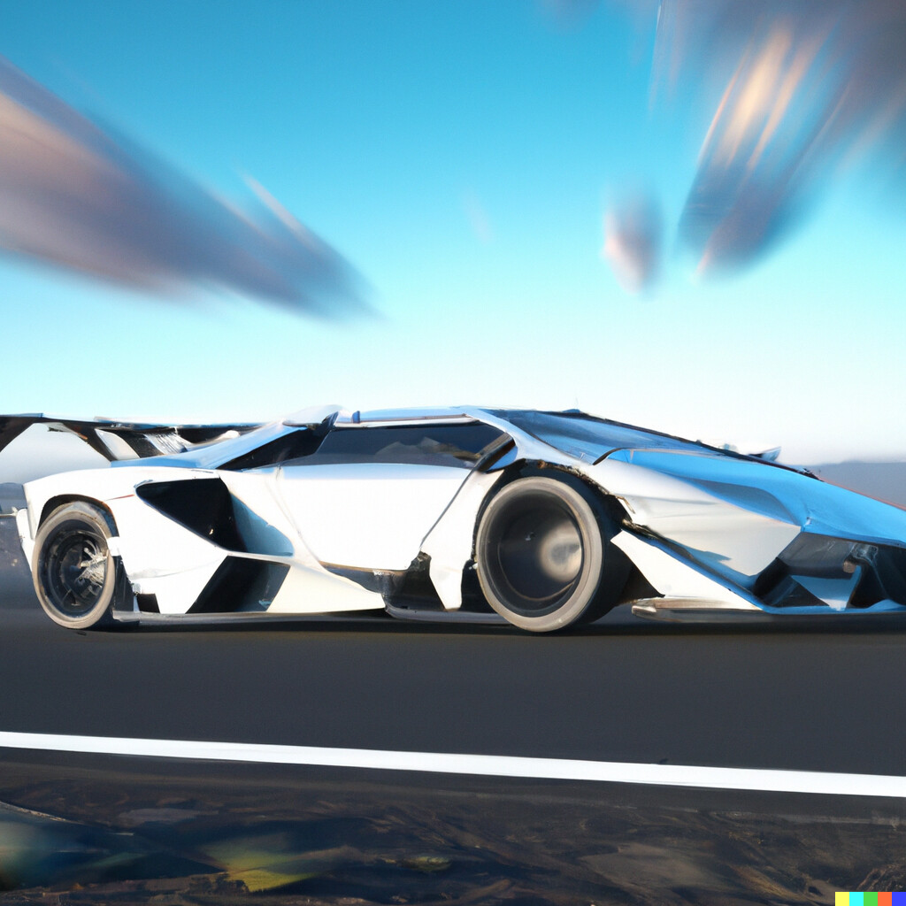 ArtStation - Lamborghini in the future (Dall-e)