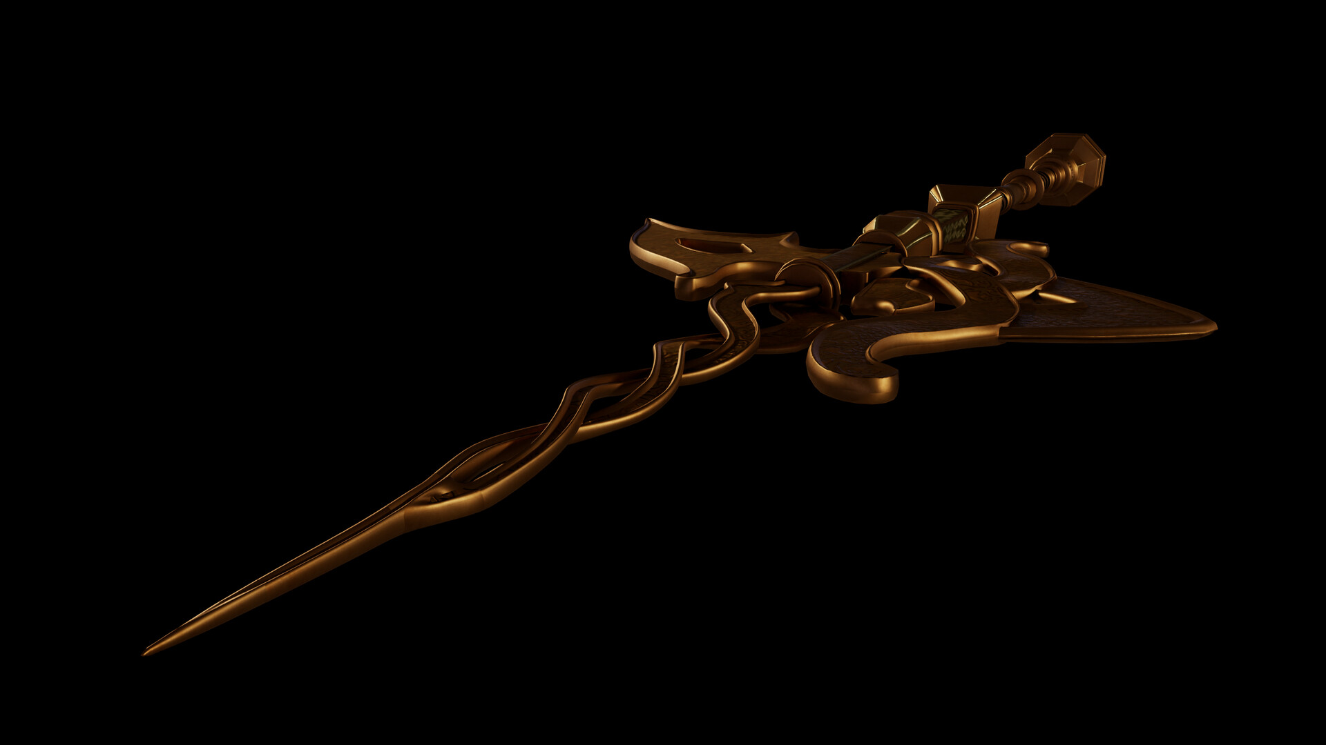 Rory Simpson - Elden Ring Golden Halberd Fan Art