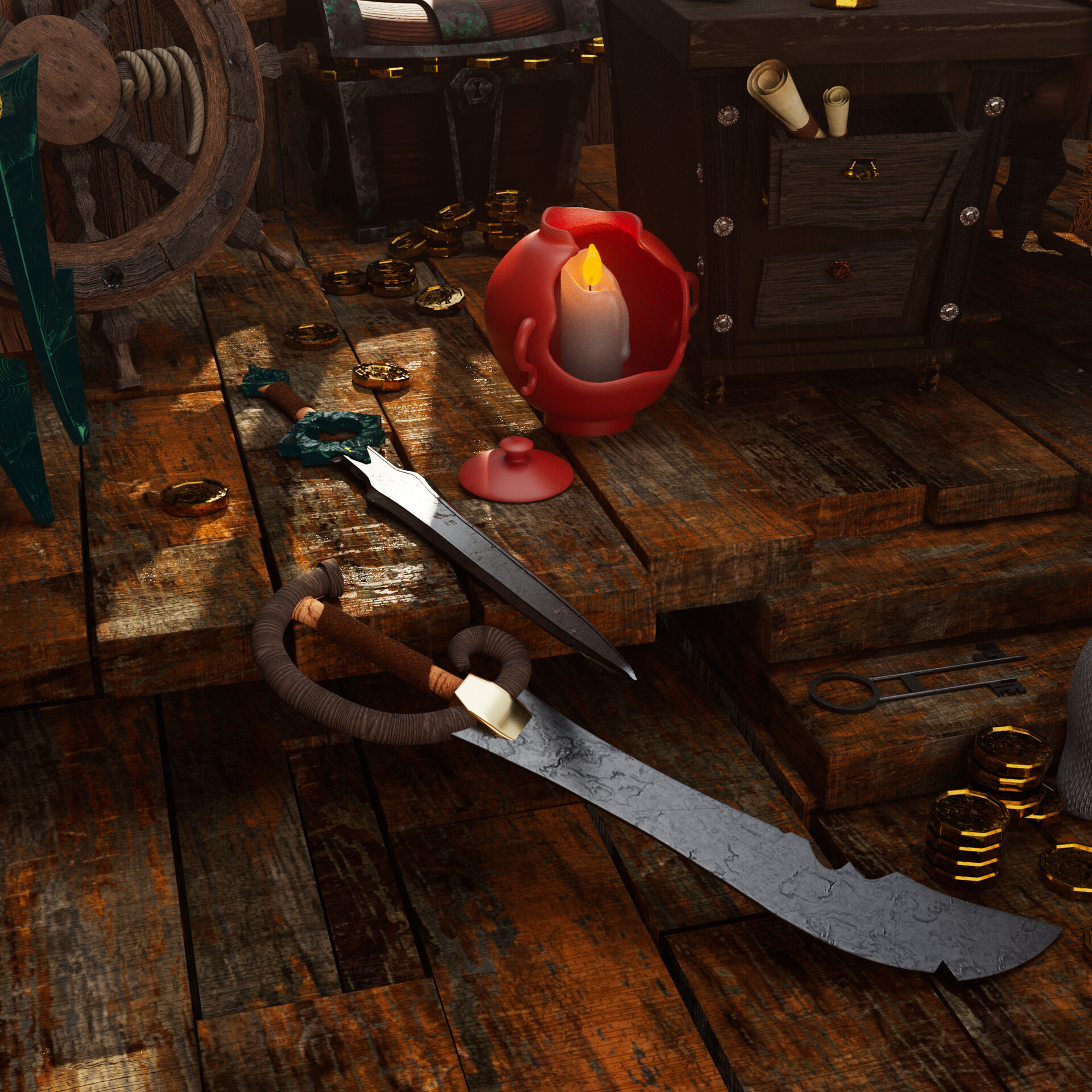 ArtStation - Pirate/Fantasy Swords