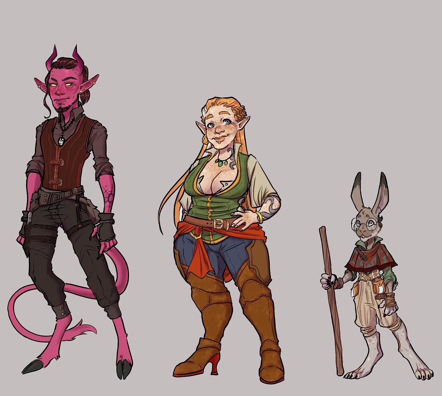 ArtStation - D&D Characters