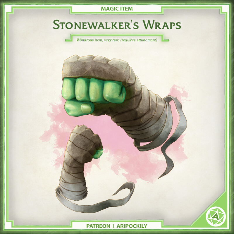 ArtStation - Stonewalker's Wraps