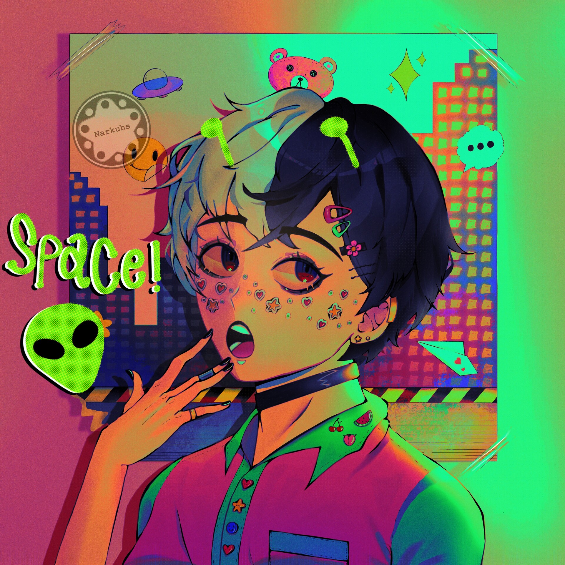 ArtStation - Space girl 🛸