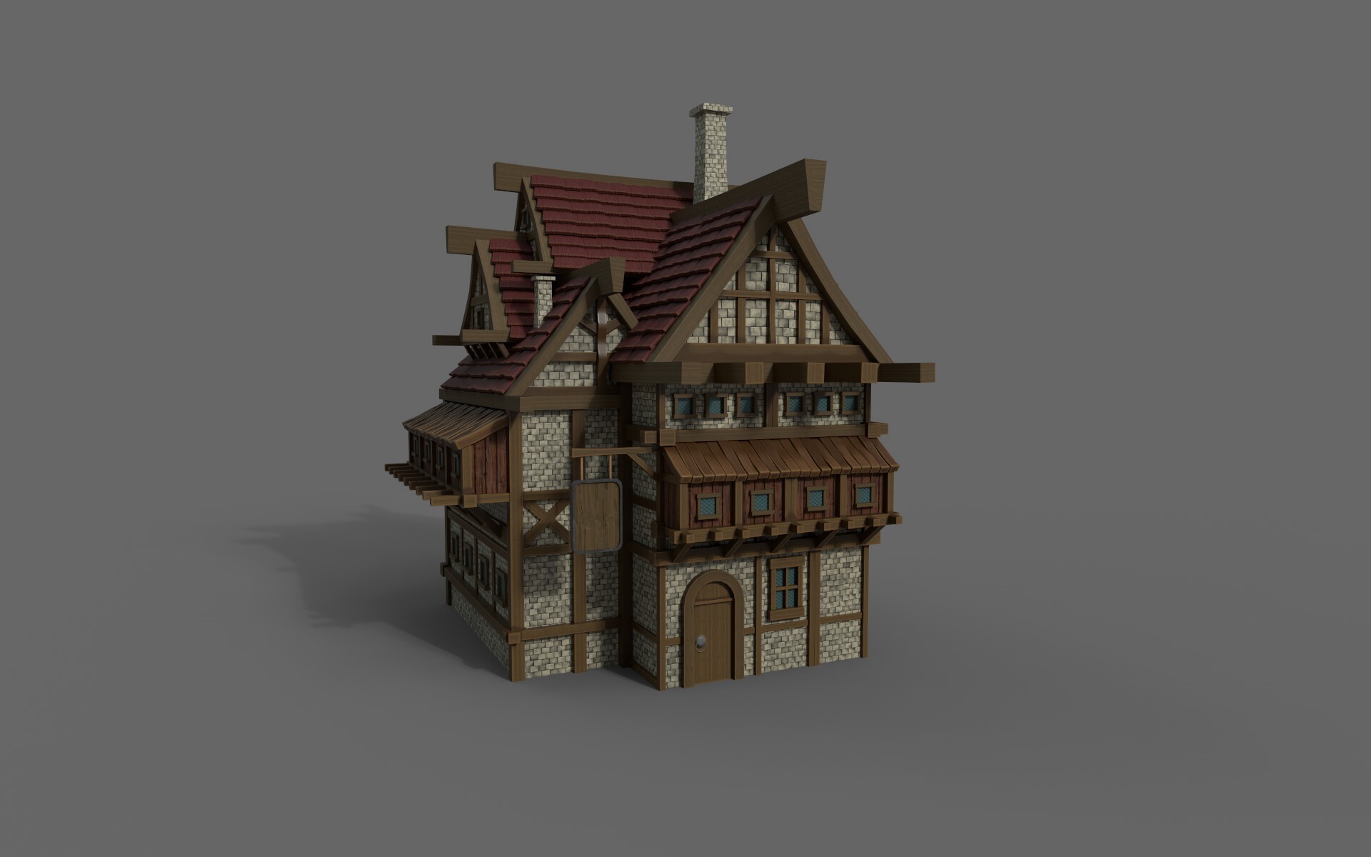 ArtStation - Medival House (Stylized)