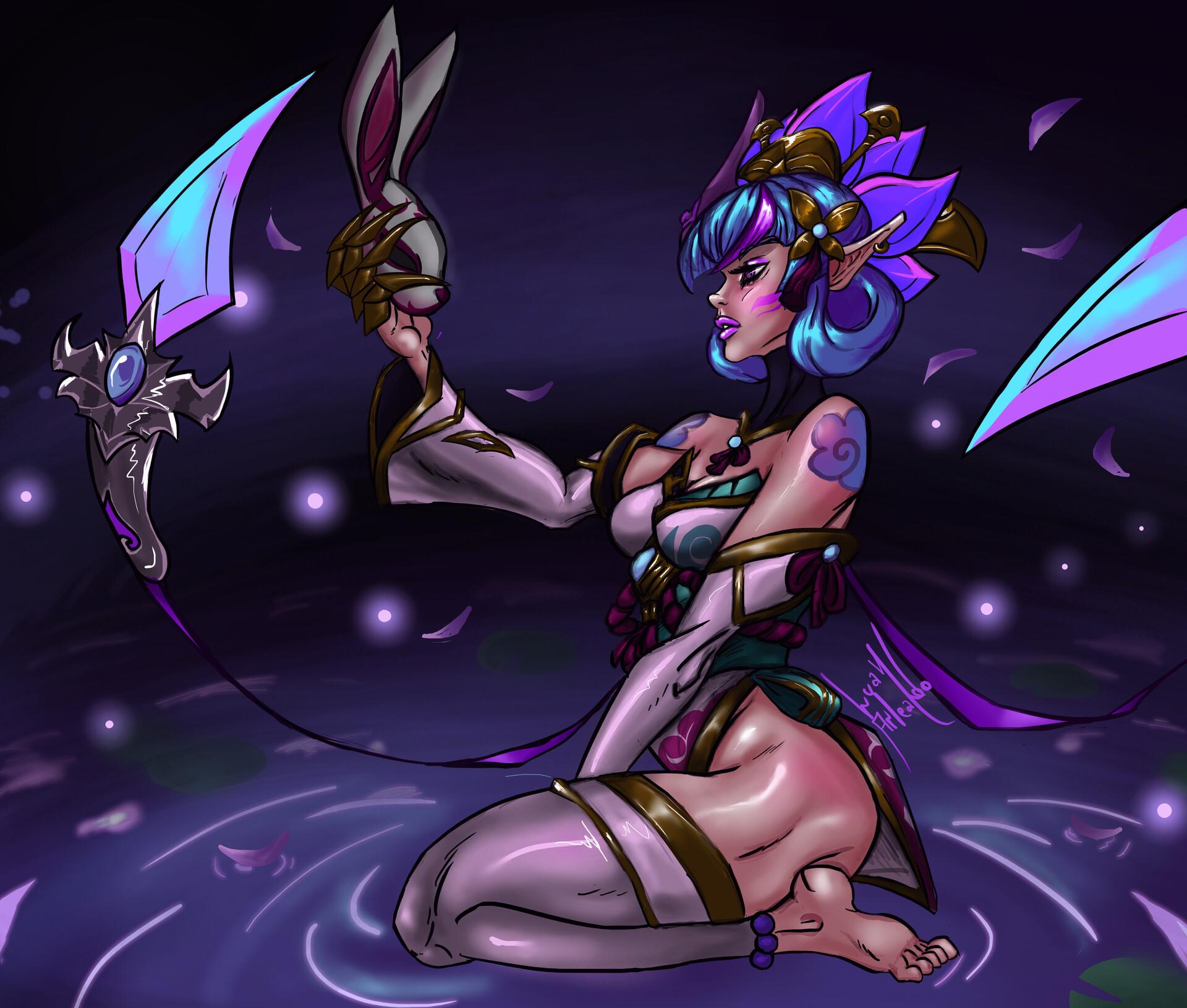 ArtStation - Spirit Blossom Evelynn