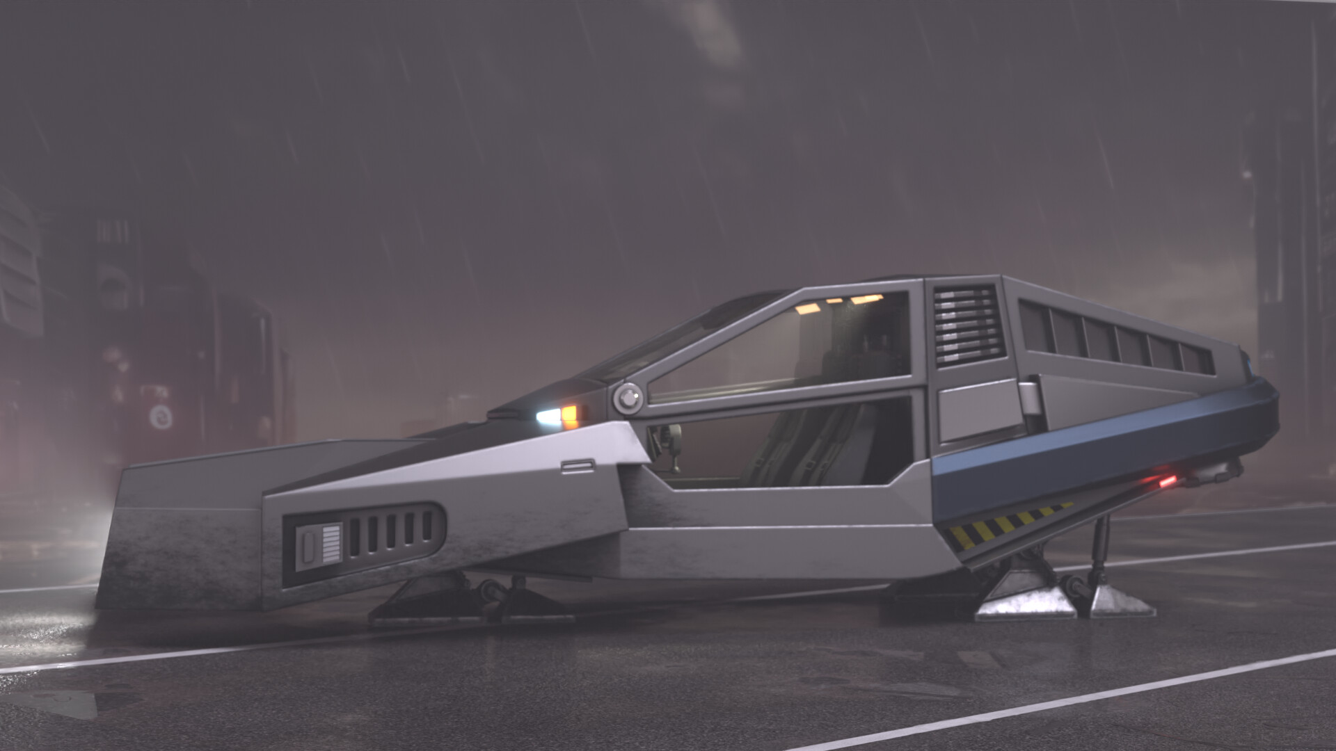 Sibience - Cyberpunk / Blade Runner Inspired Vehicle