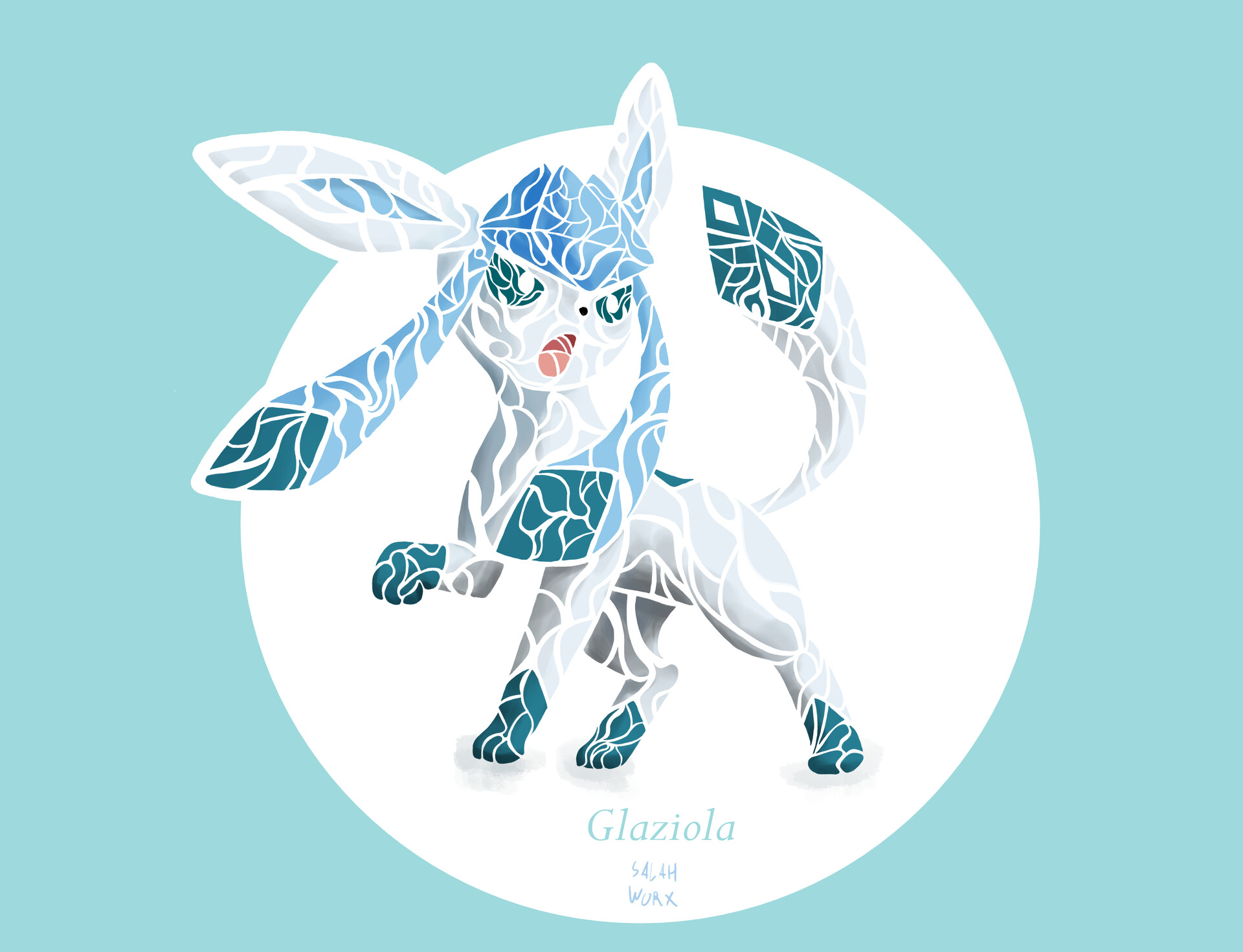 ArtStation - Glaziola - Ice Beauty - Pokemon