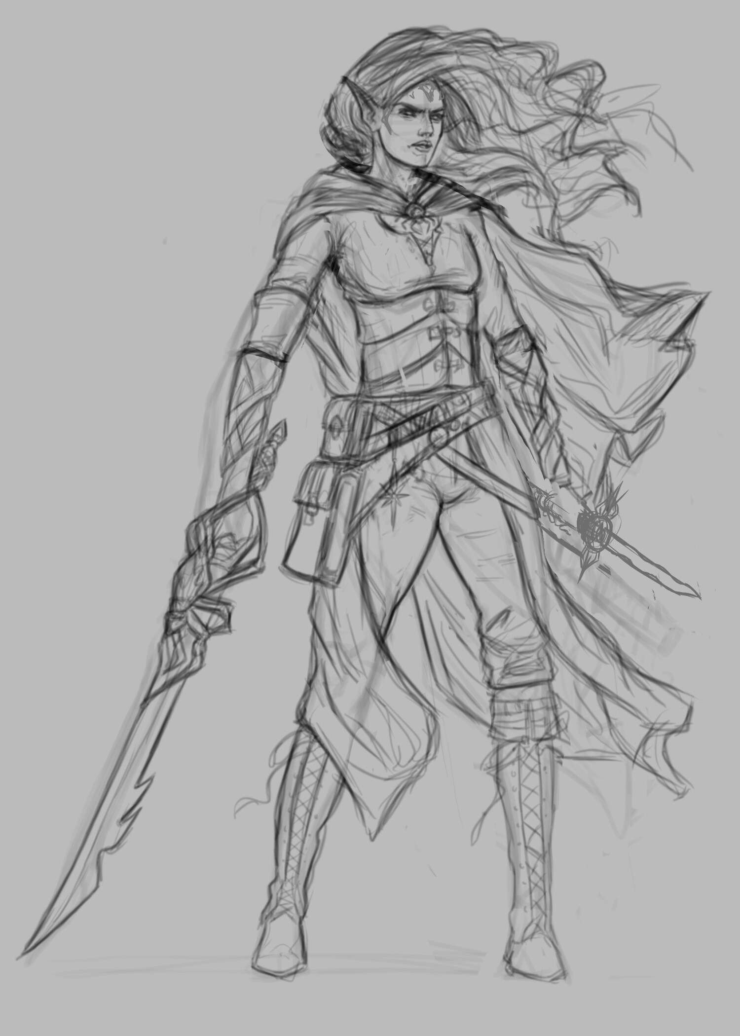 dnd rogue coloring pages