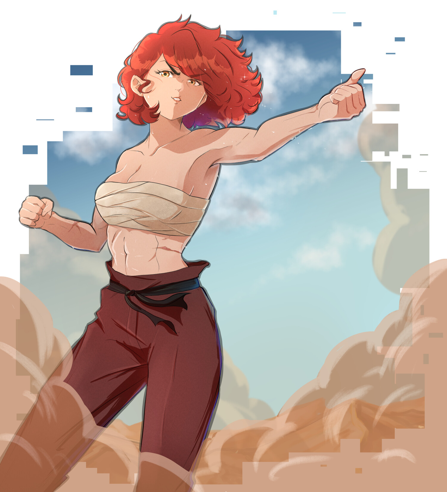 ArtStation - Fighting in the Desert