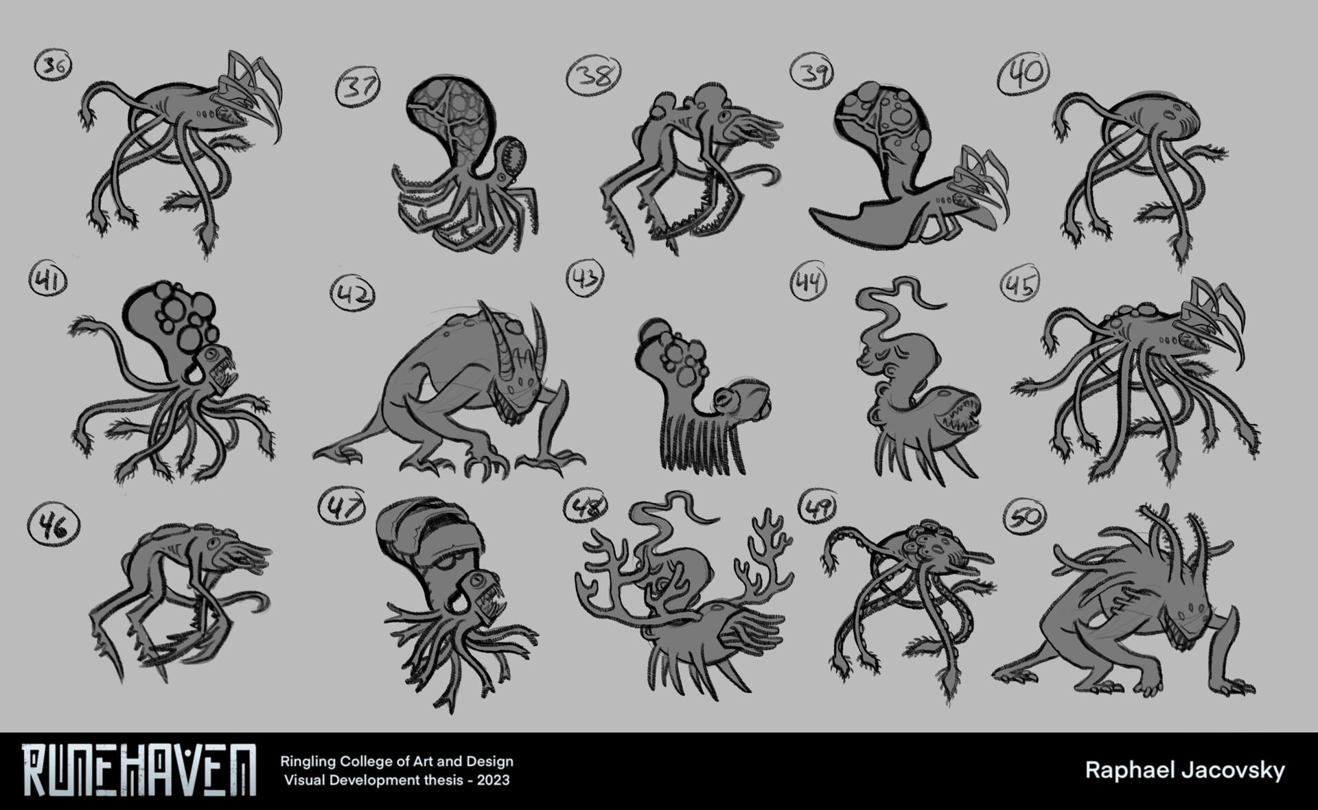 Raphael Jacovsky - Runehaven- Monsters