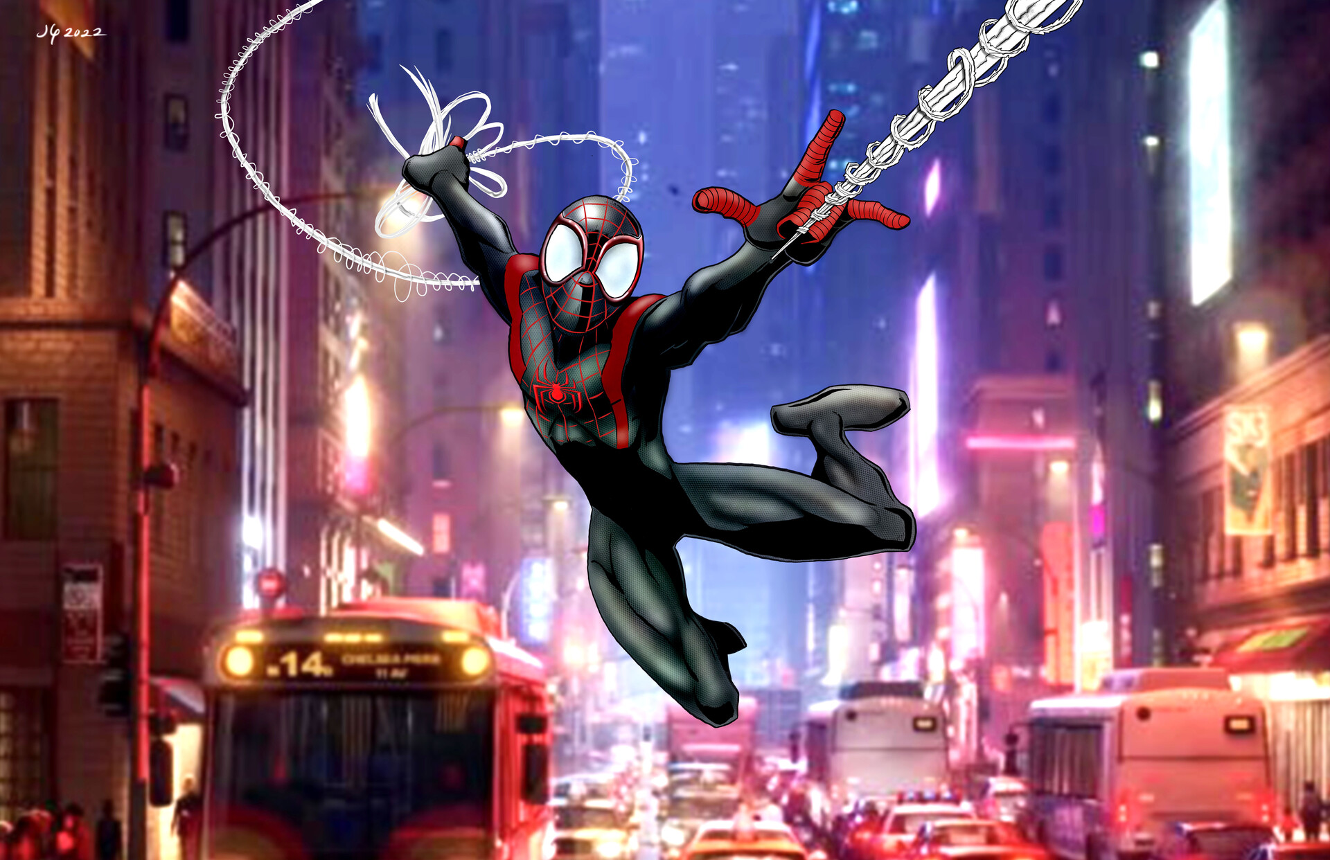 ArtStation - Miles AKA Spider man