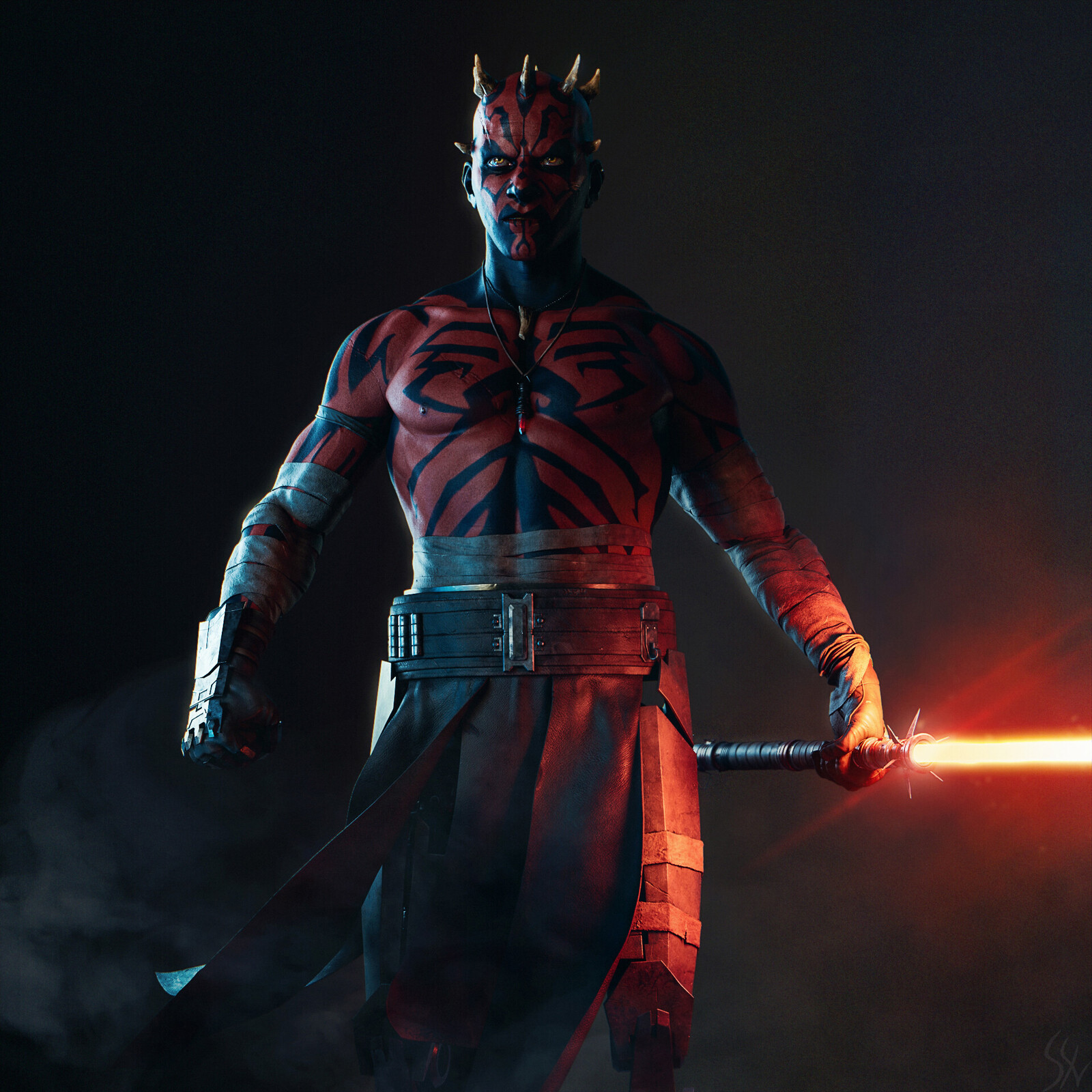 Games Artist - Darth Maul - Character Breakdown - Sébastien Evrard