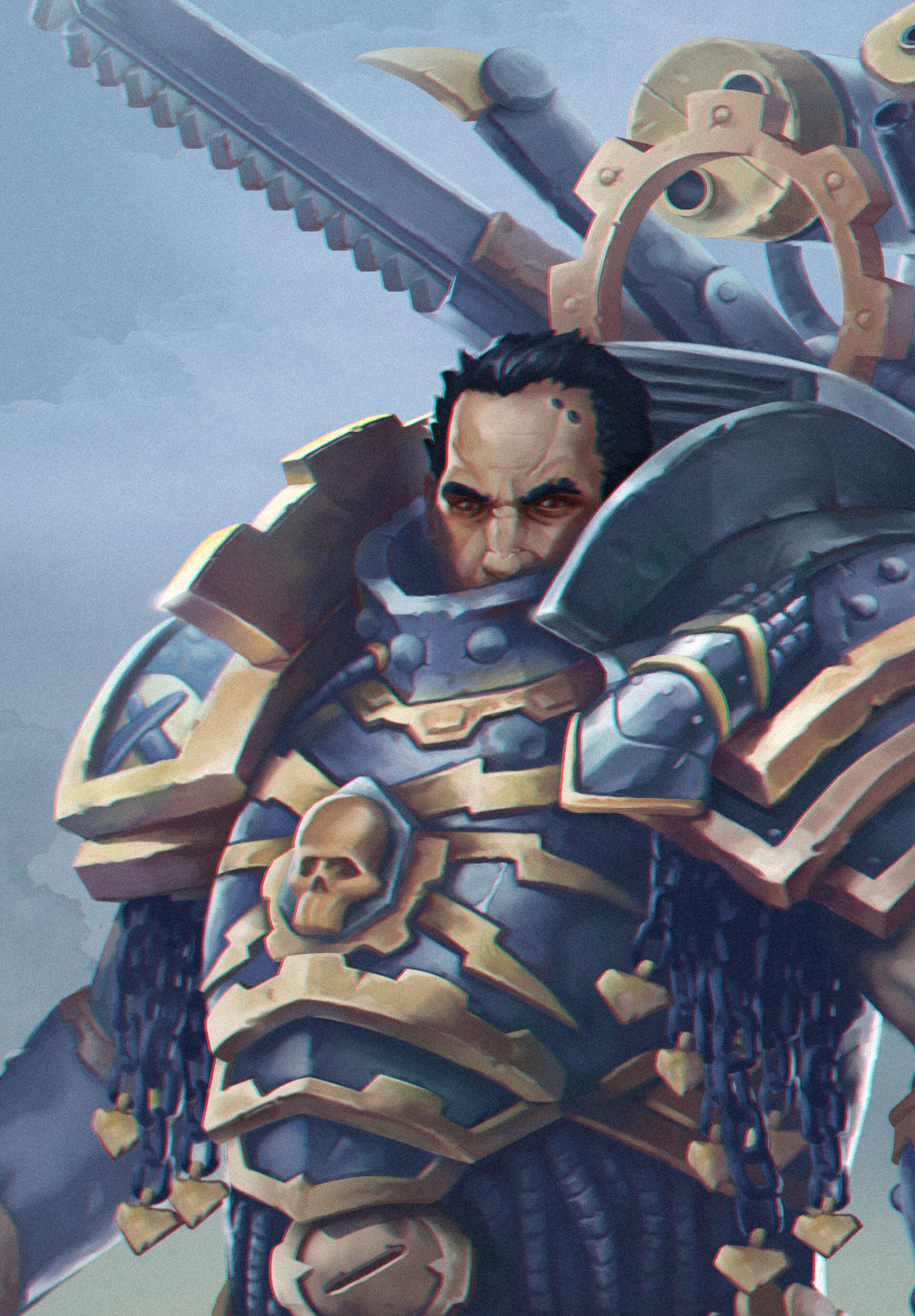 Vitaly Perevoshikov - Ferrus Manus. Warhammer 40k. FanArt.